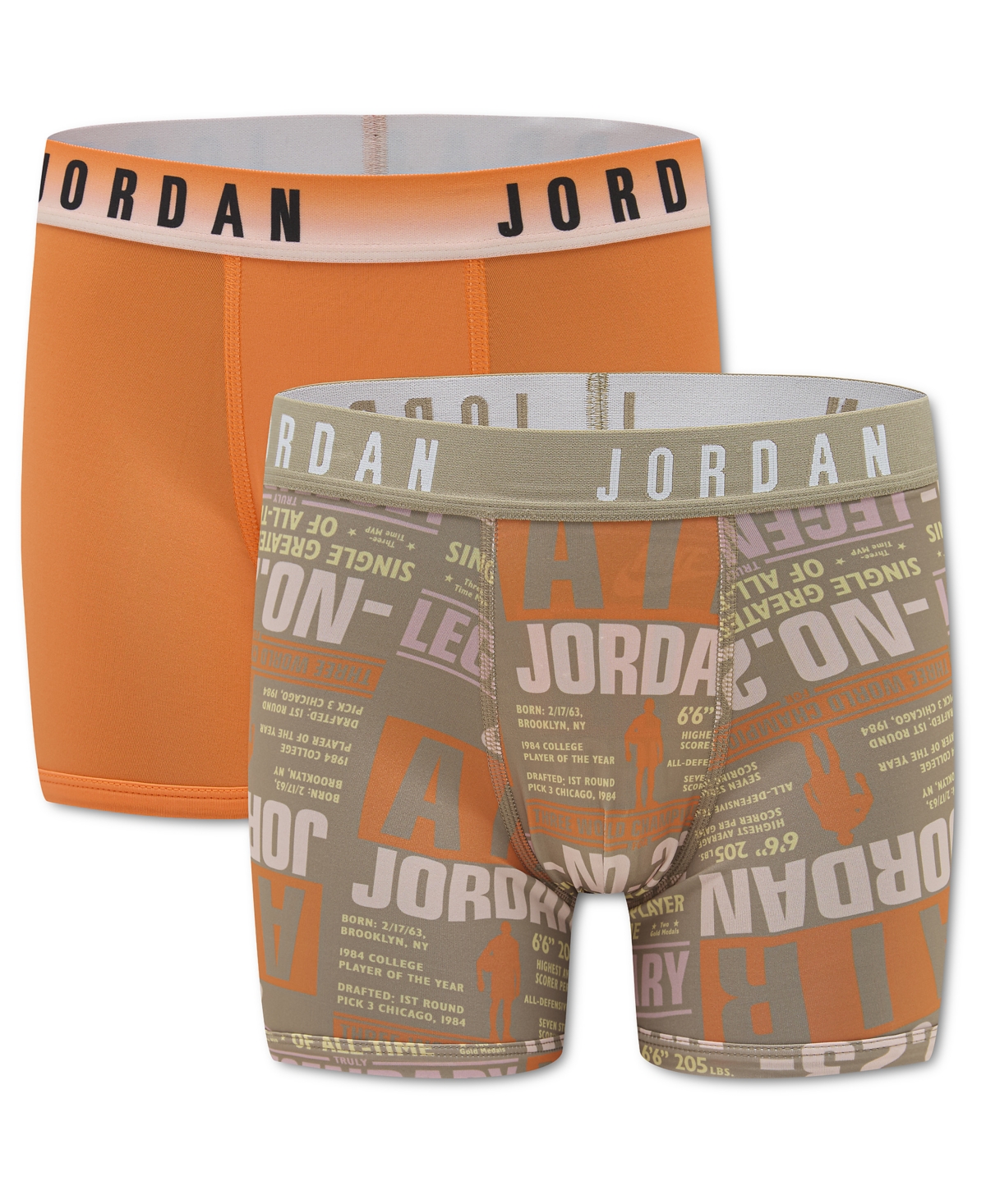 Click here for Jordan Boys 8-20 Dri-fit Printed Boxer Briefs  2-P... prices
