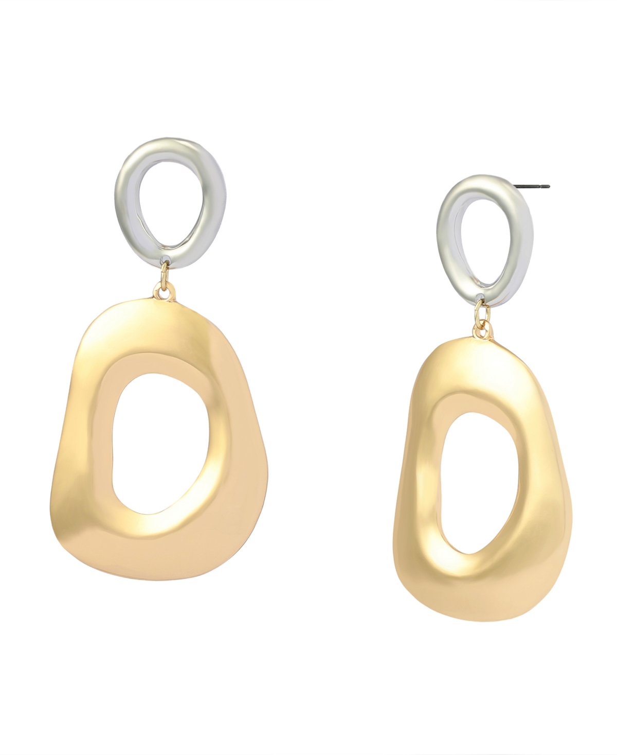 Click here for Robert Lee Morris Soho Two-Tone Sculpted Link Doub... prices