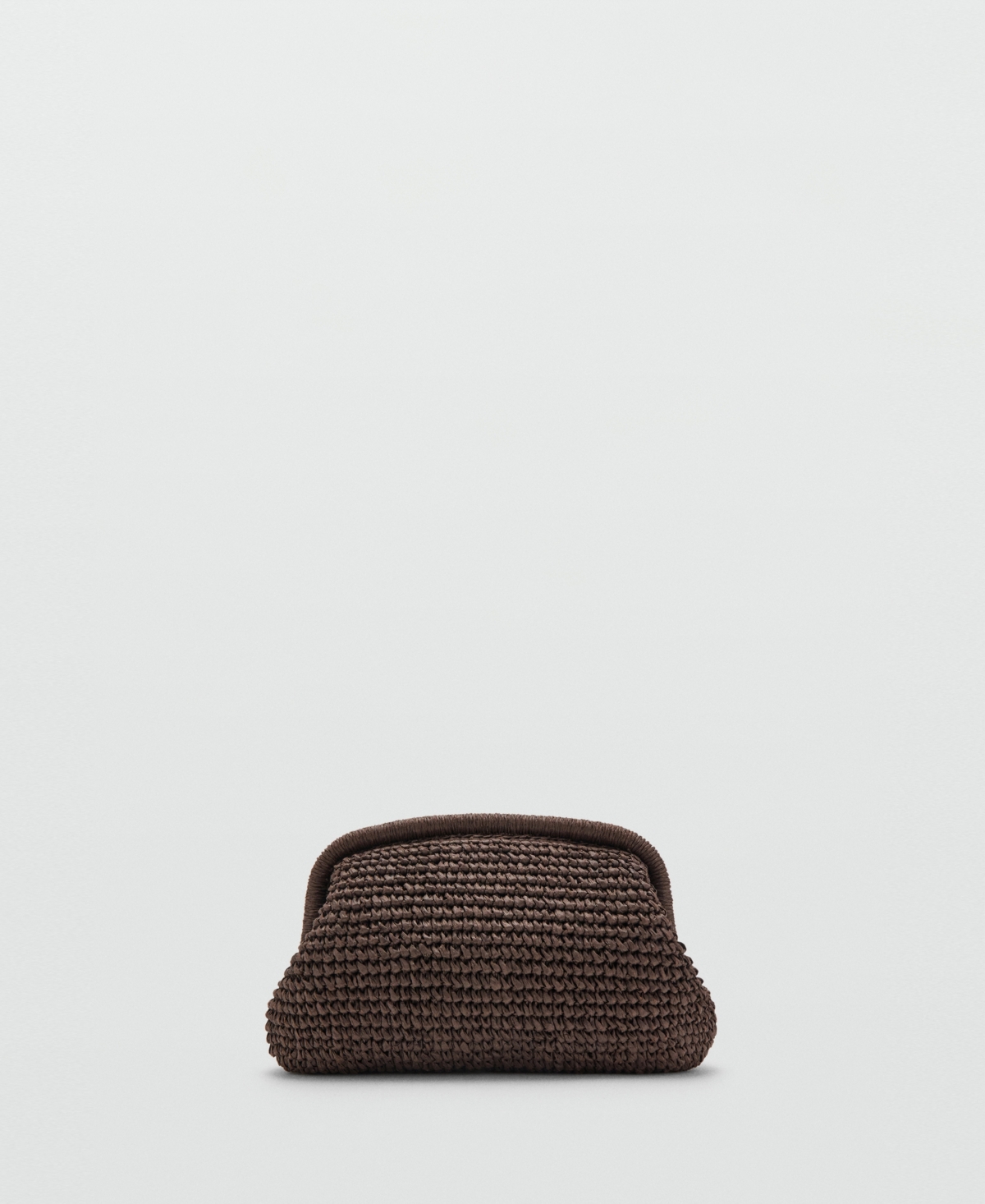 Click here for Mango Womens Natural Fiber Clutch Bag - Chocolate prices