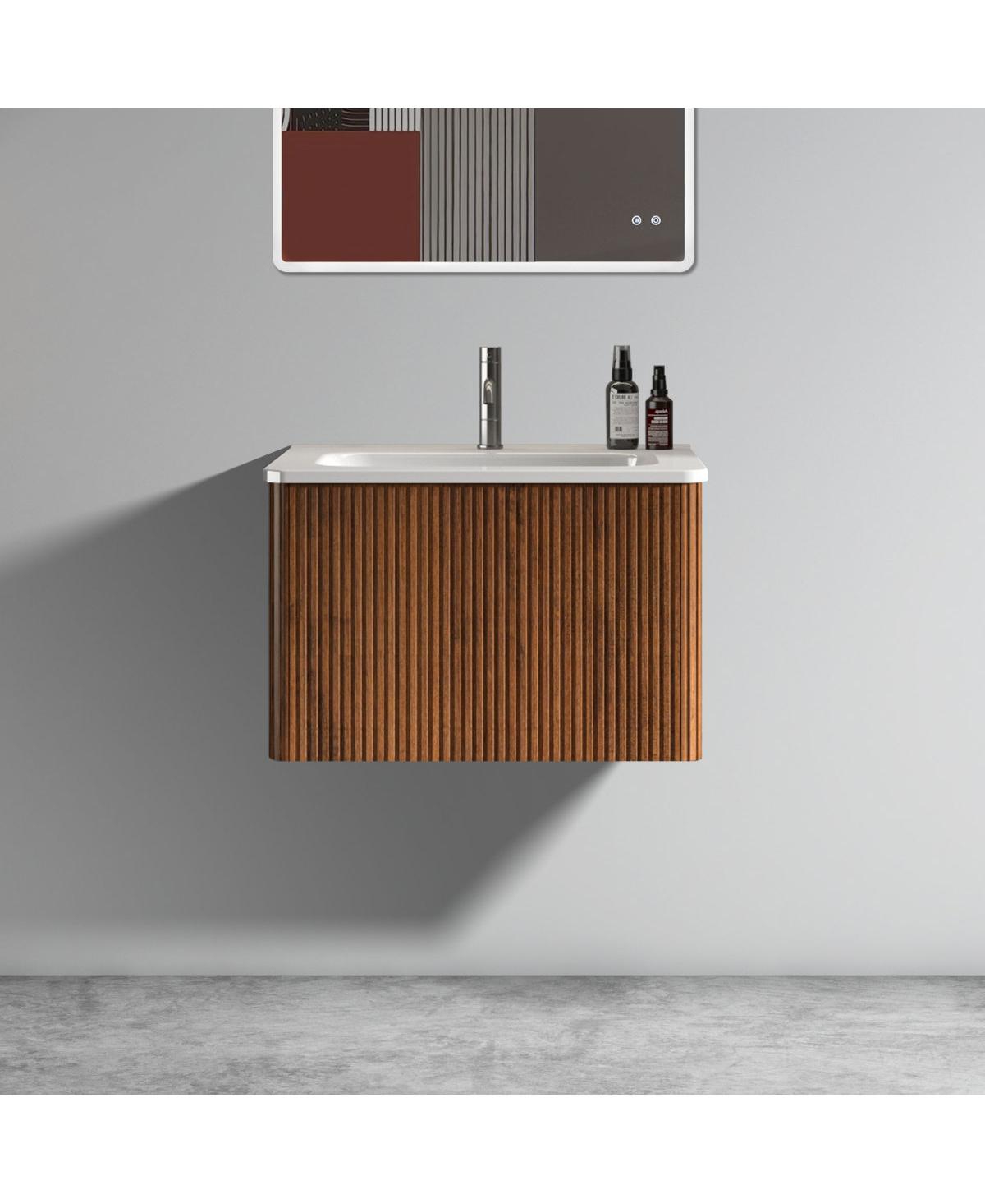 Click here for Sillysis 24 Wall Mounted Bathroom Vanity with Inte... prices