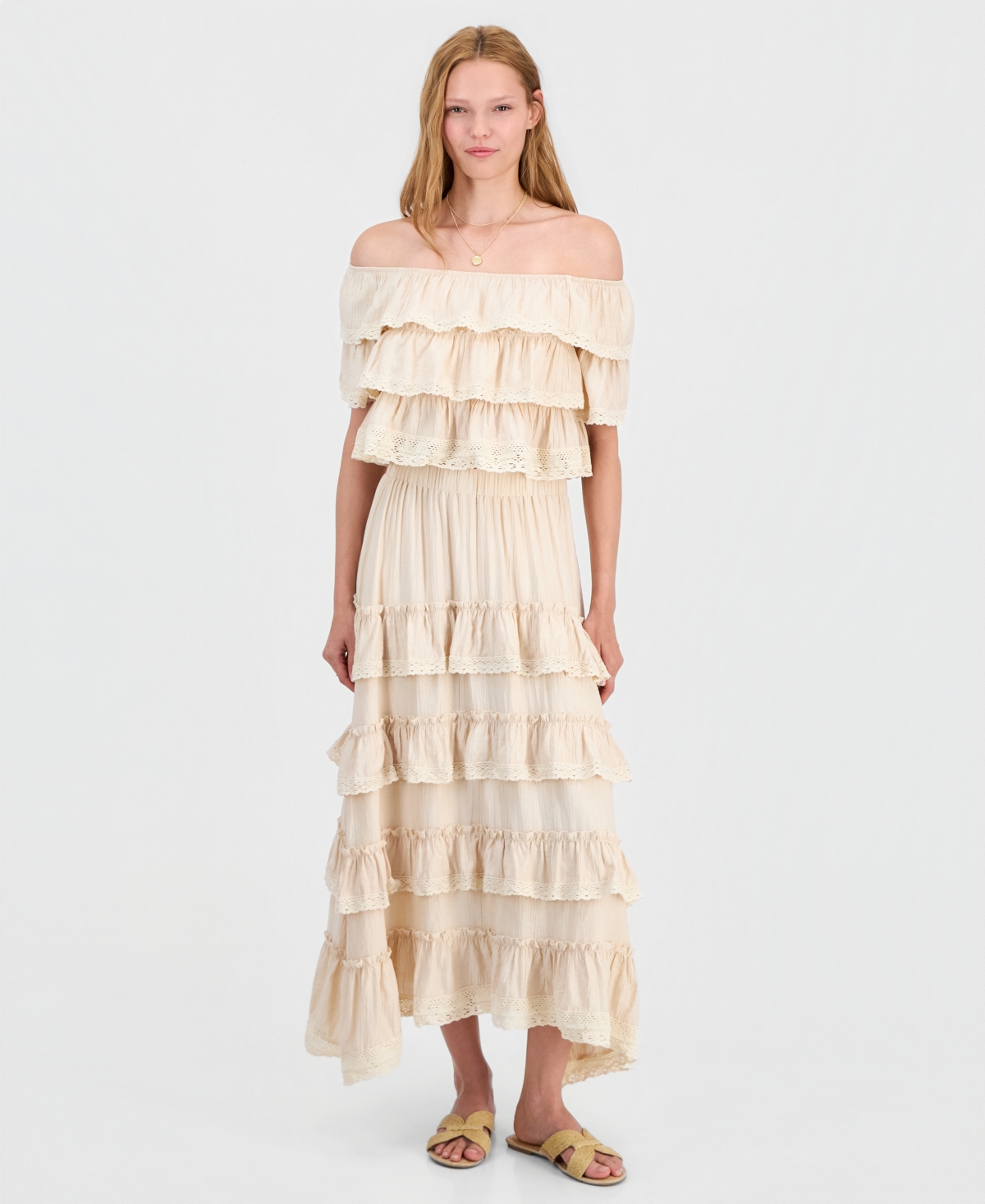 Click here for And Now This Womens Ruffled Tiered Skirt  Macys Ex... prices