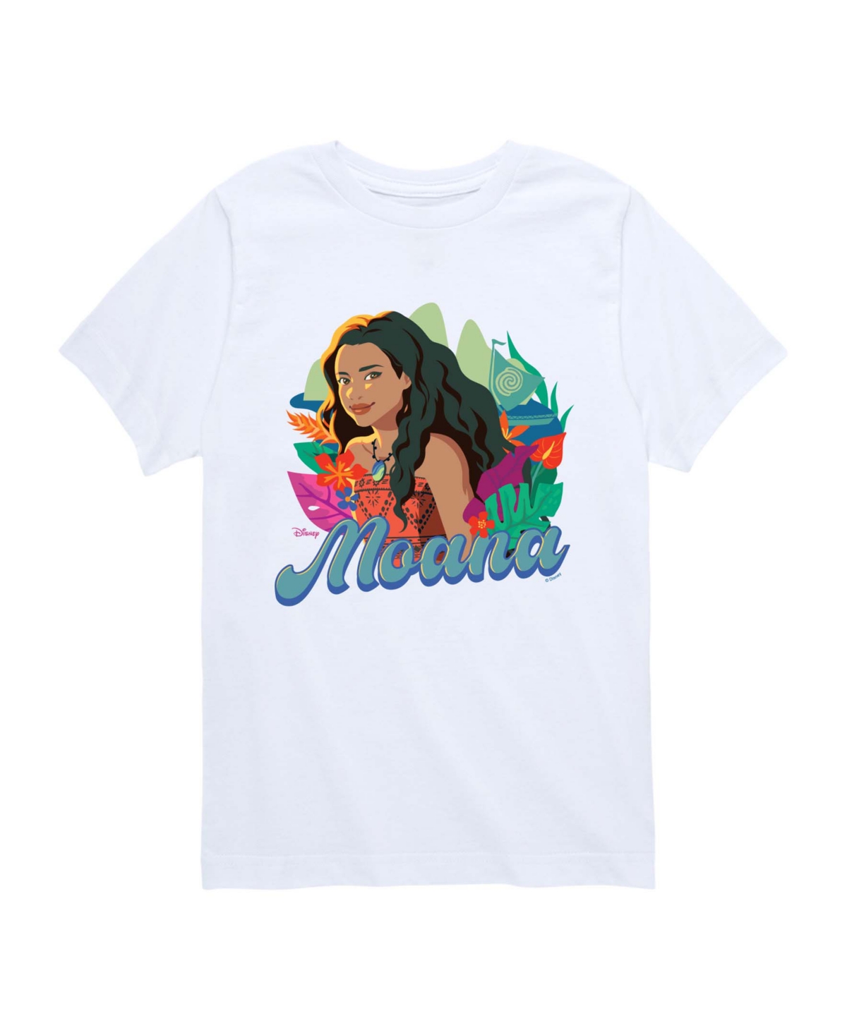 Click here for Moana Boys 8-20 Live Action Florals Graphic T-Shir... prices