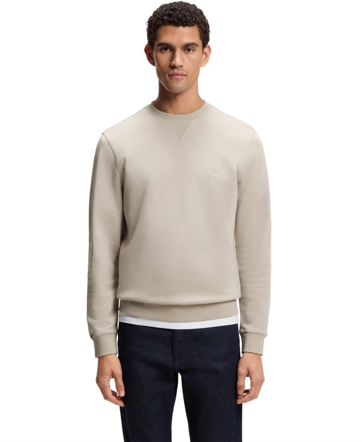 Click here for Boss by Hugo Boss Mens Cotton-Terry Regular-Fit Sw... prices
