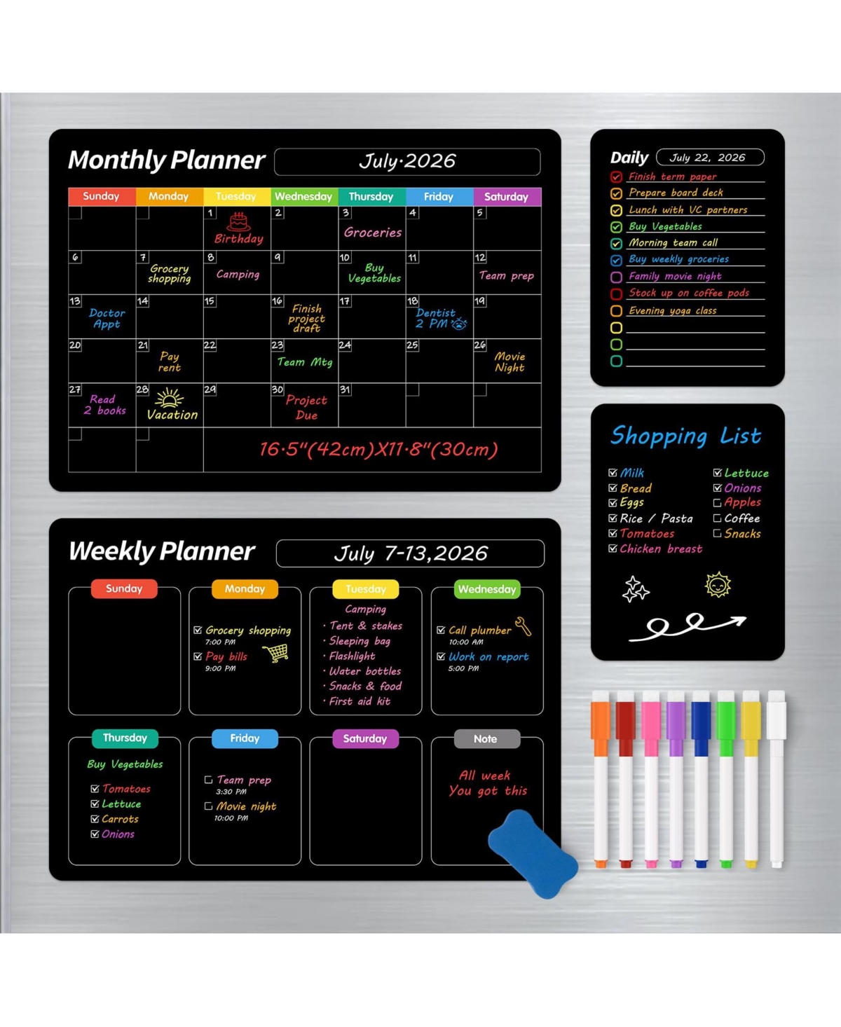 Click here for Gnuadz Magnetic Calendar Whiteboard Monthly Planne... prices