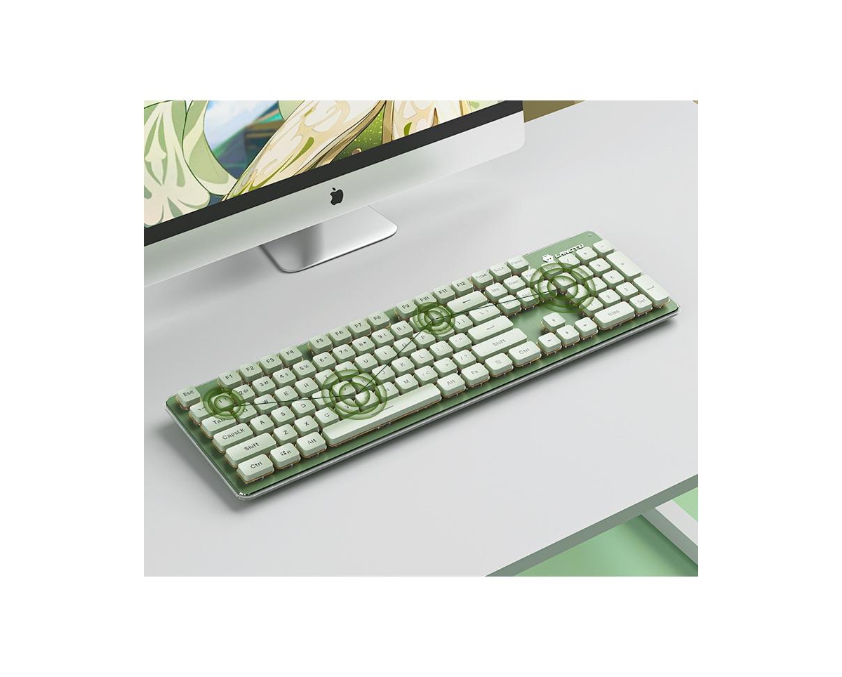 Click here for Risokeys Mechanical-feel silent keyboard  wired ba... prices