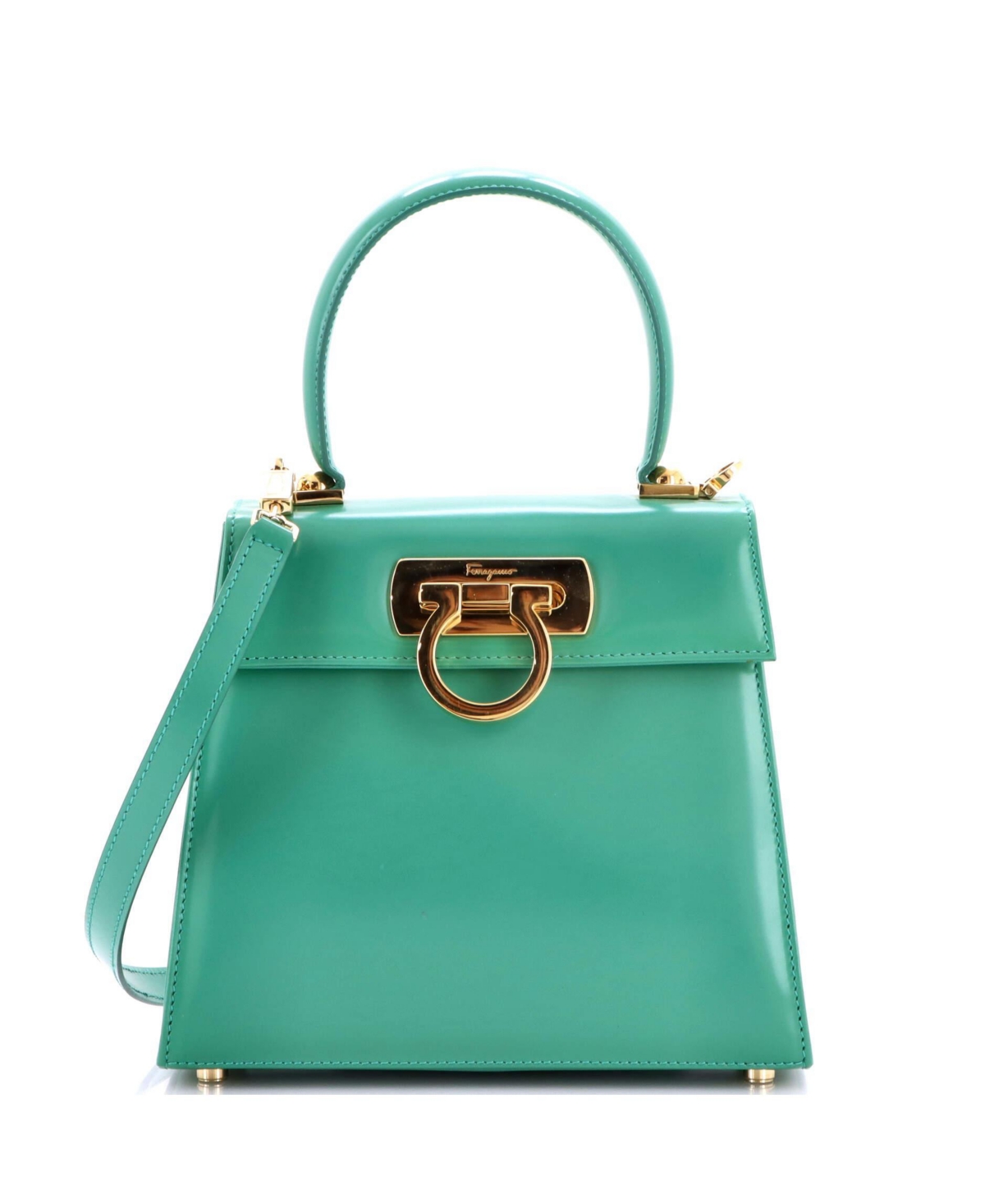 Click here for Pre-Owned Salvatore Ferragamo Mini Gancini Convert... prices