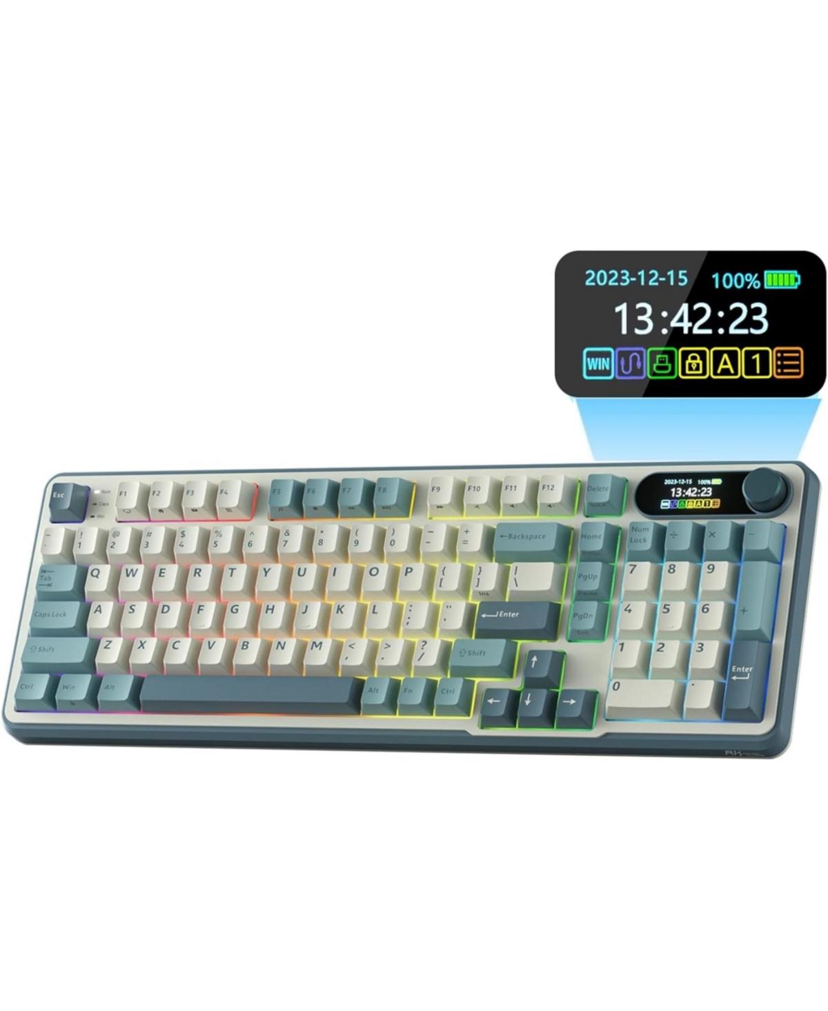 Click here for risokeys 96 Wireless Mechanical Keyboard with Smar... prices