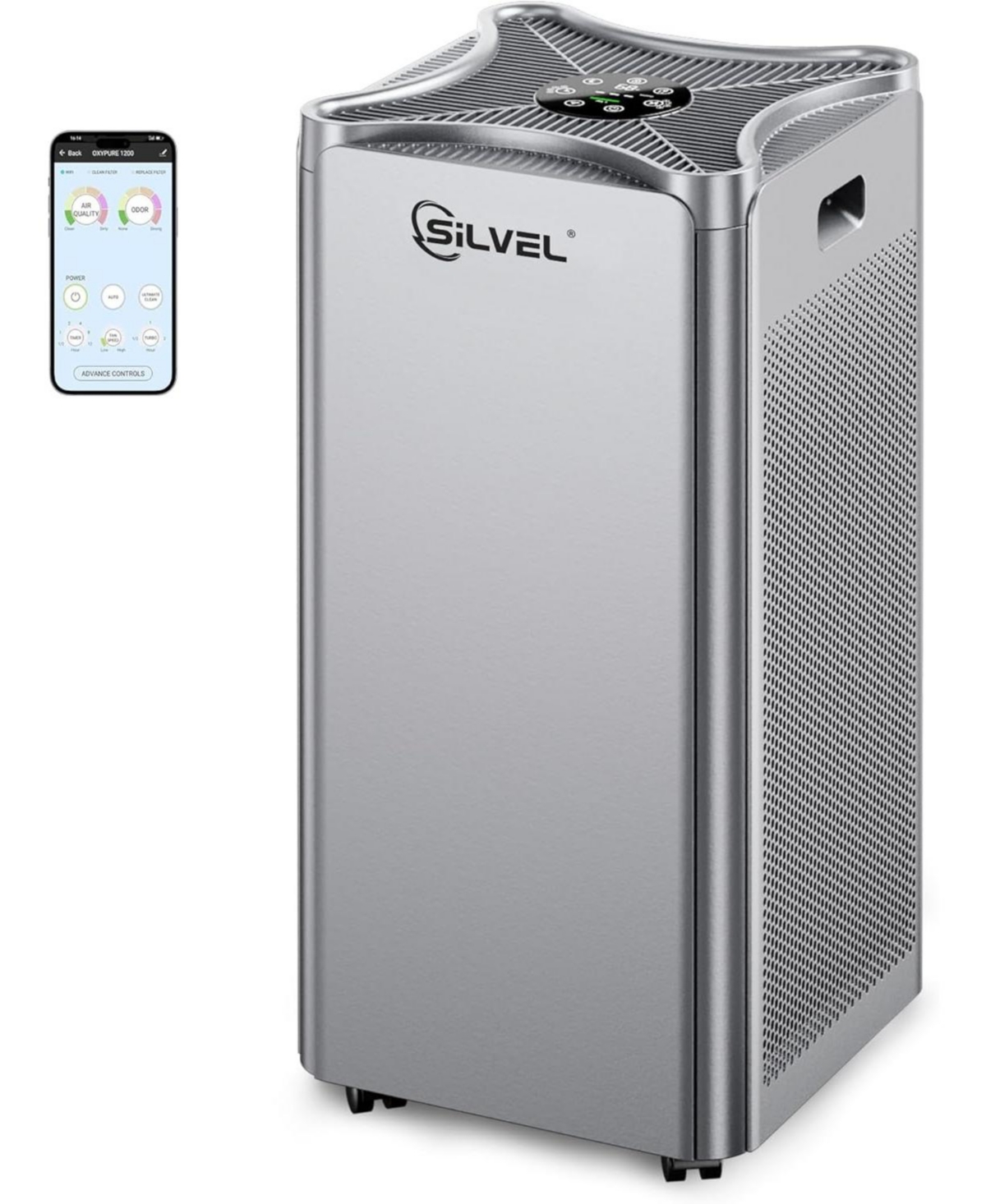 Click here for Silvel Air Purifier Black H13 Hepa 4-Stage 5000 Sq... prices