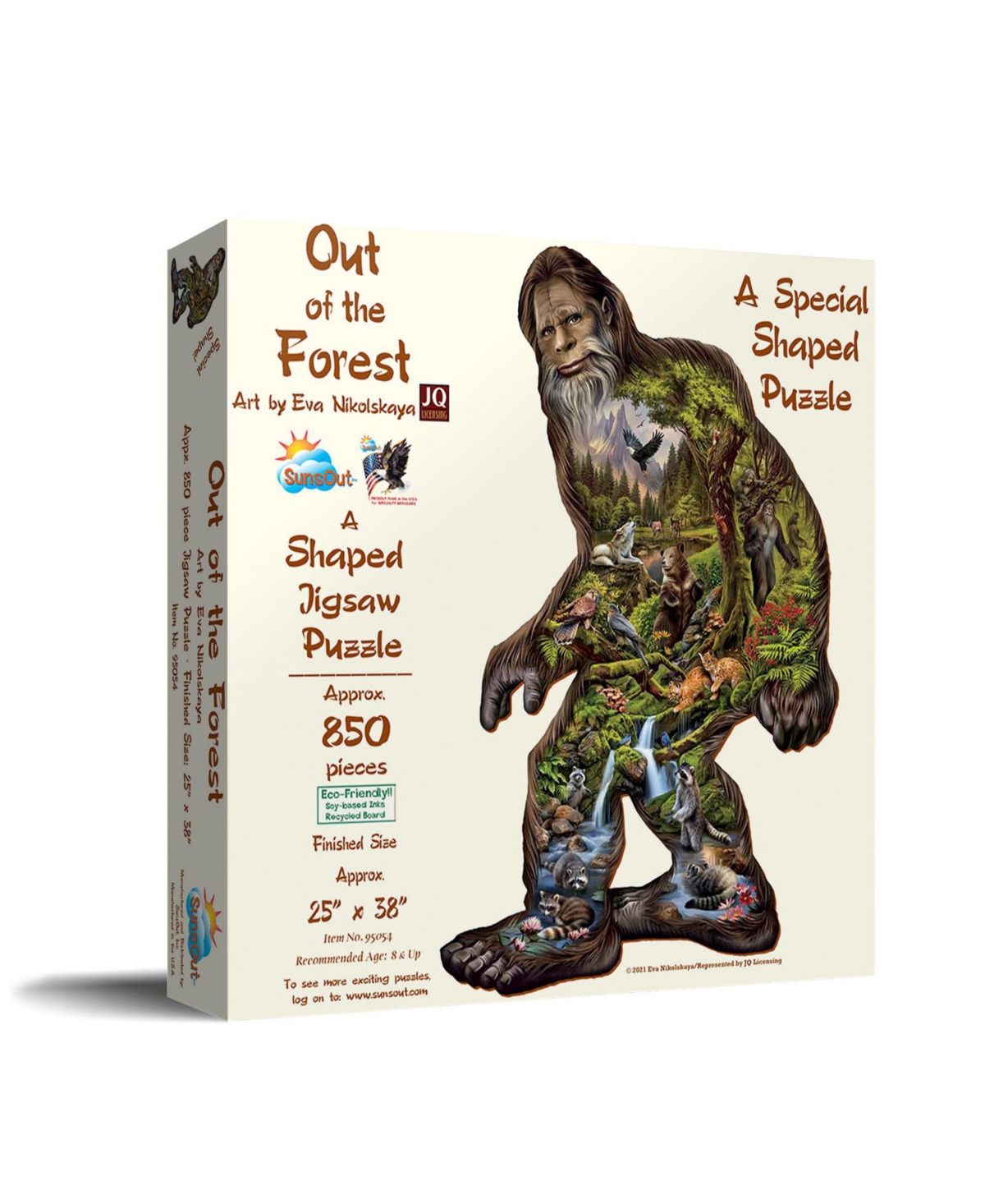 Click here for SunsOut Out of the Forest Bigfoot 850 piece Jigsaw... prices