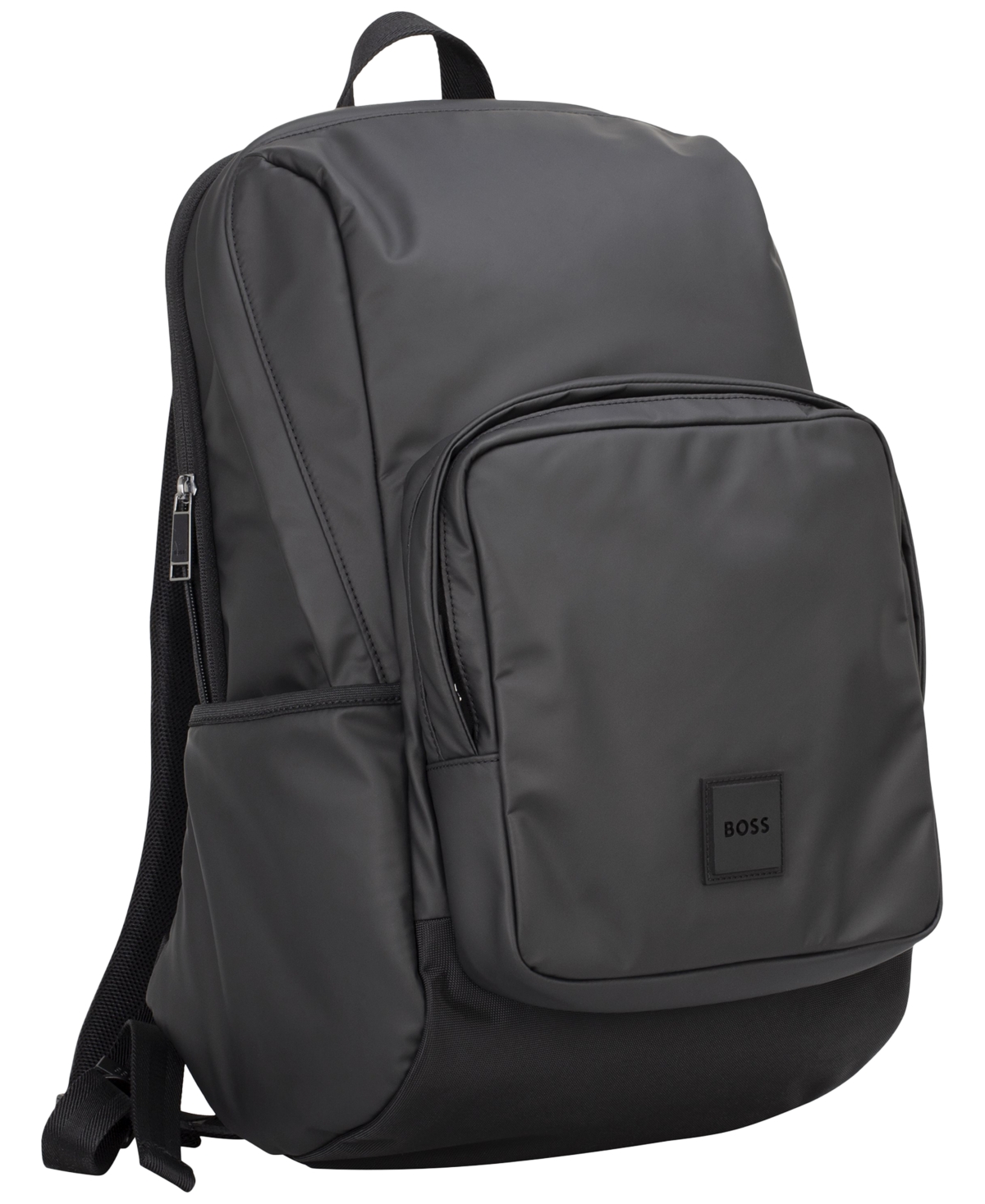 Click here for Hugo Boss Mens Zippered Backpack - Black prices