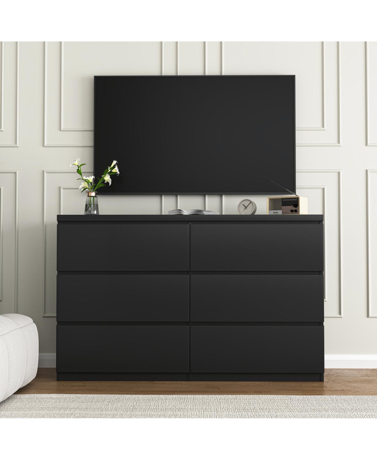 Click here for Streamdale Furniture 6-Drawer Wood Storage Dresser... prices