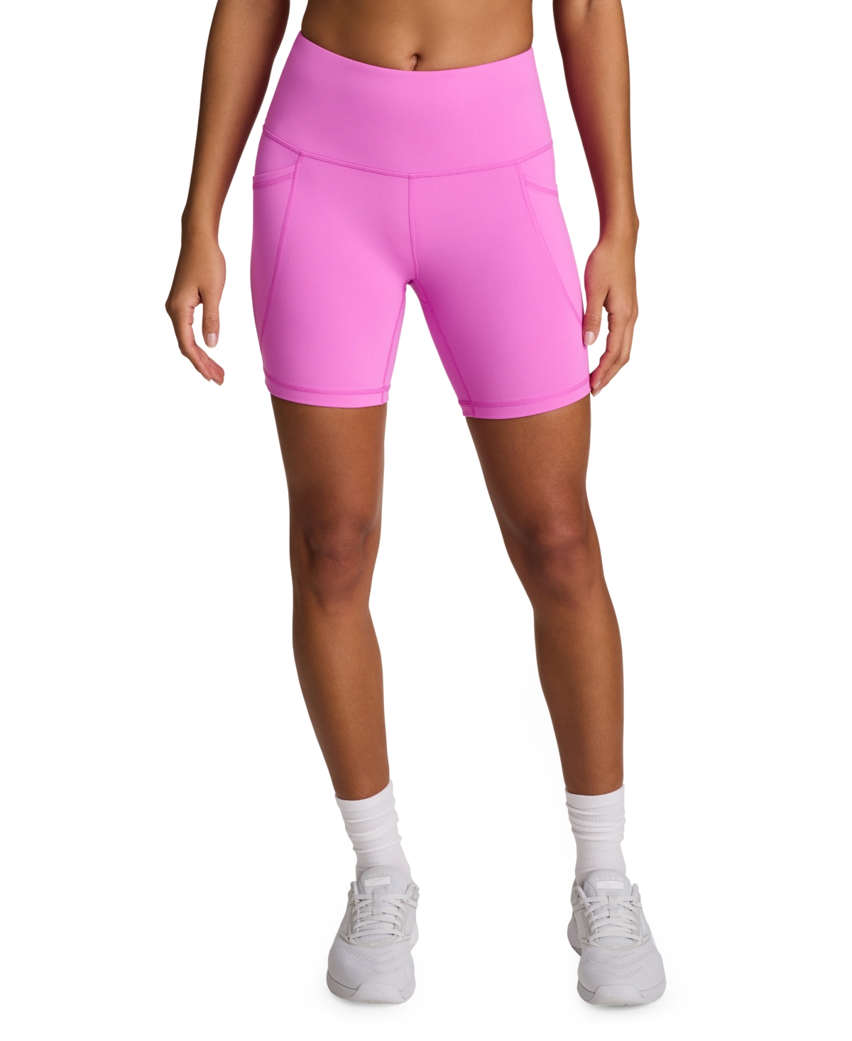 Click here for Reebok Womens Id Train High-Rise Stretch Bike Shor... prices