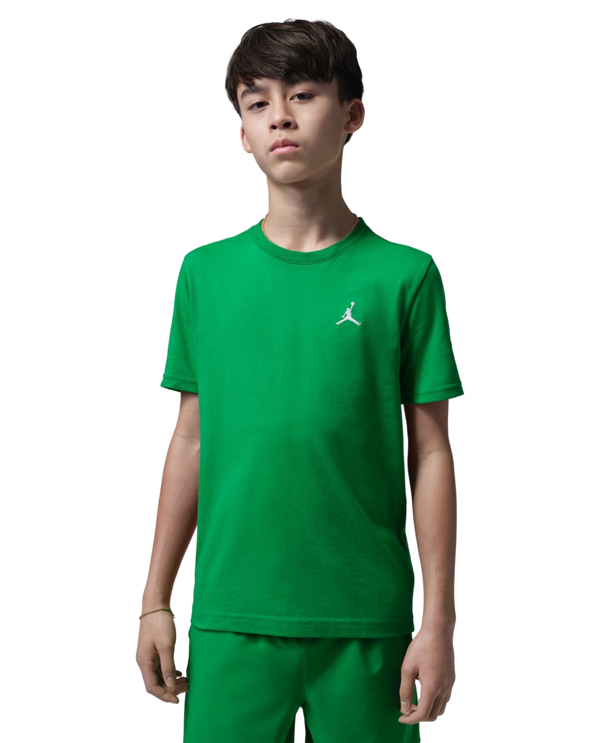 Click here for Jordan Big Boys Jumpman Air Embroidery T-Shirt - L... prices
