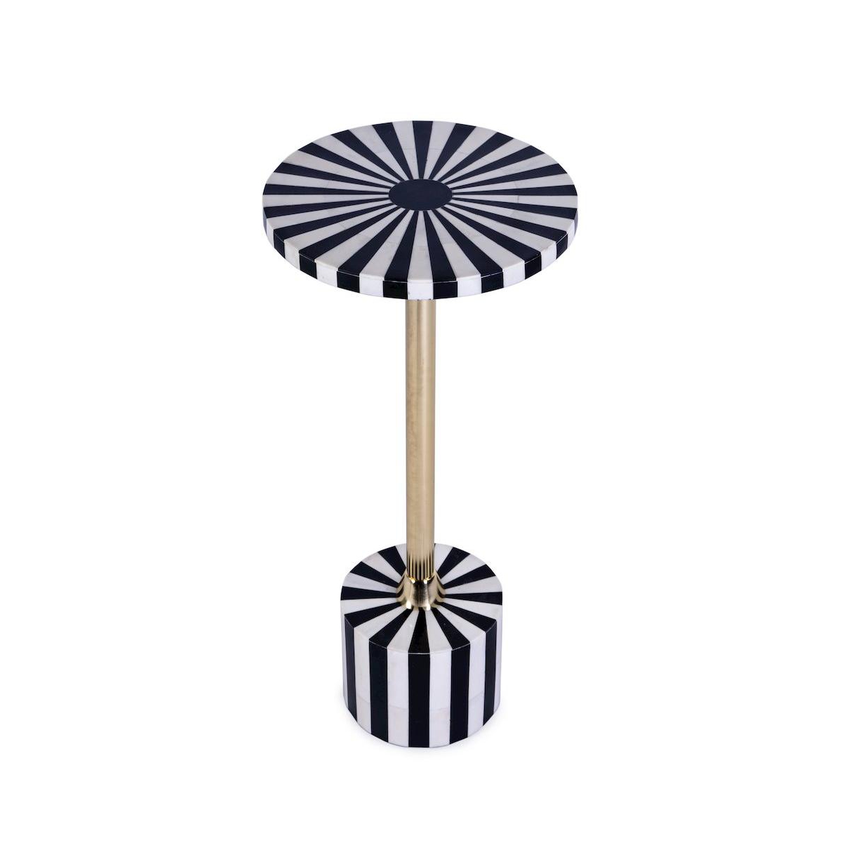 Click here for Butler Specialty Zane Brass and Bone Inlay Side Ro... prices