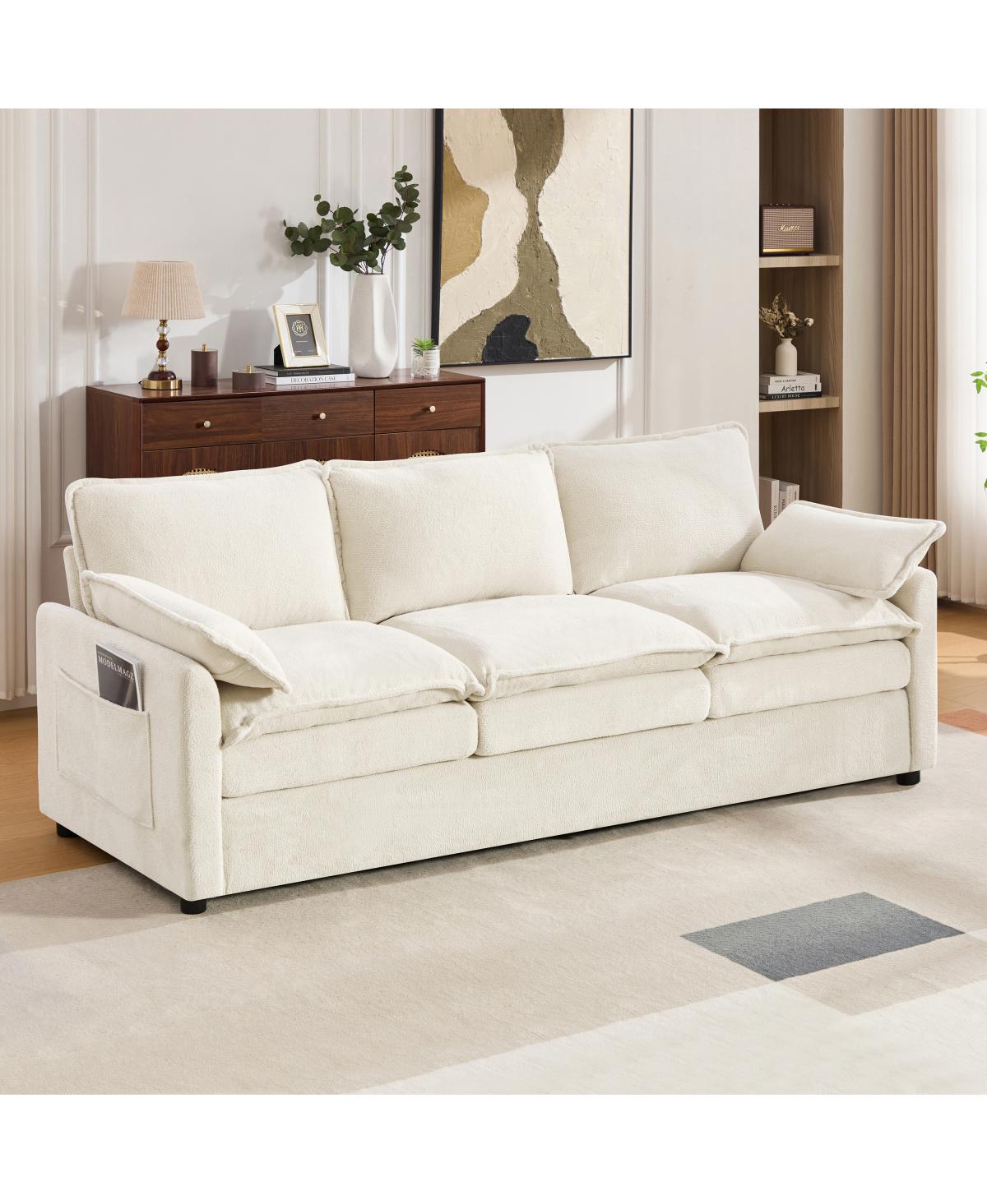 Click here for Streamdale Furniture Modern 3-Seater Plush Upholst... prices
