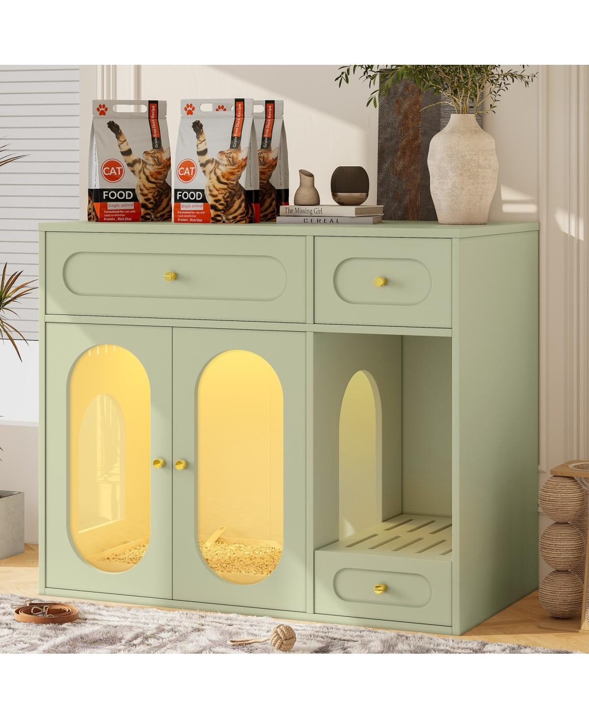 Click here for Streamdale Furniture Cat Litter Box Enclosure with... prices