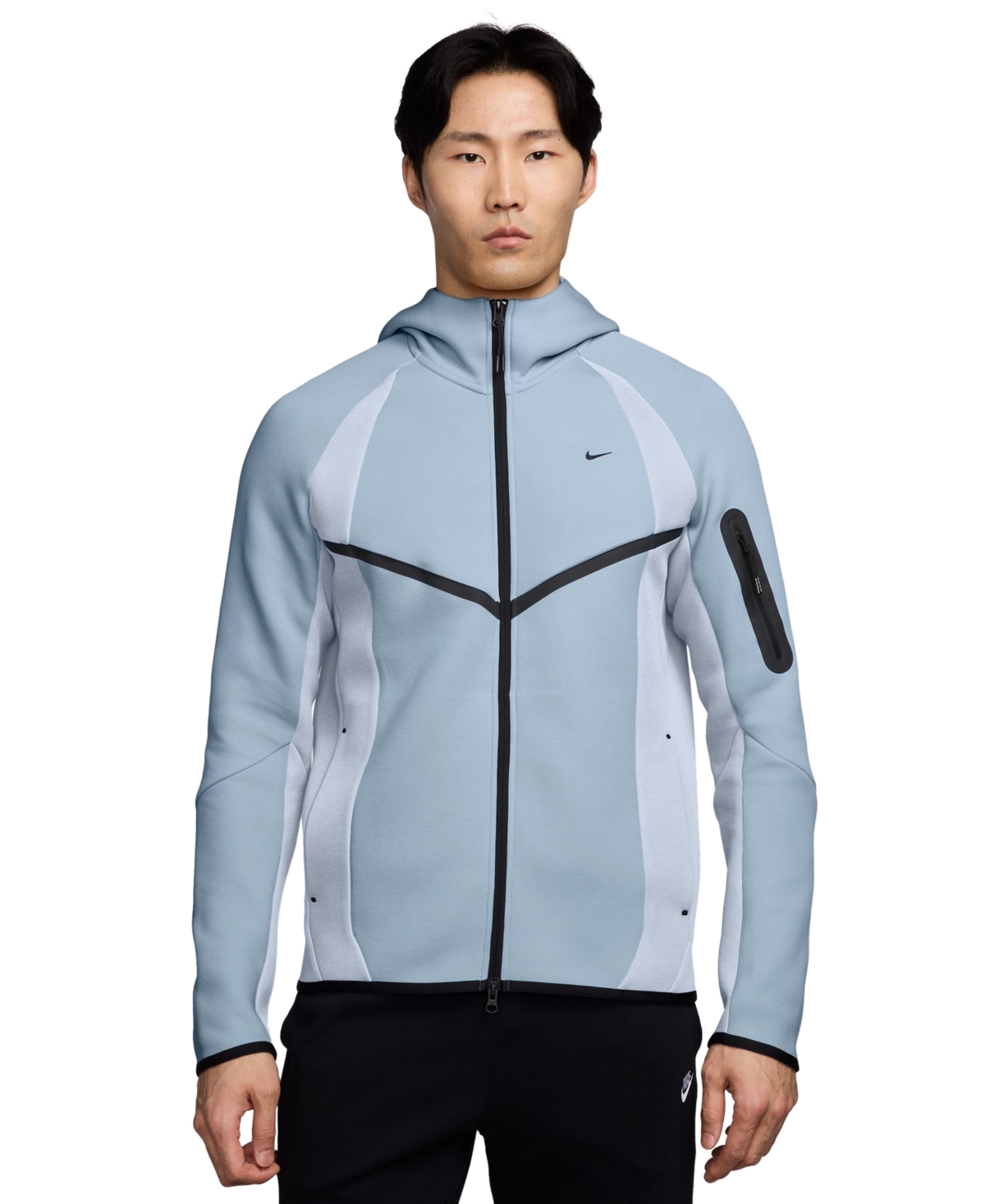 Click here for Nike Mens Tech Color-Block Full-Zip Fleece Sweatsh... prices