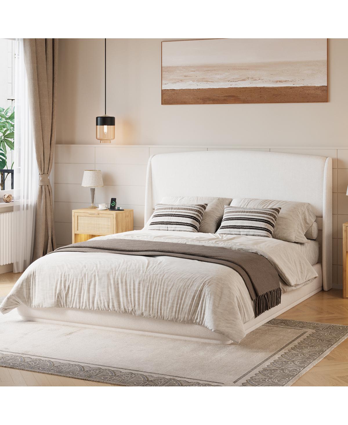Click here for Streamdale Furniture Upholstered Wingback Platform... prices