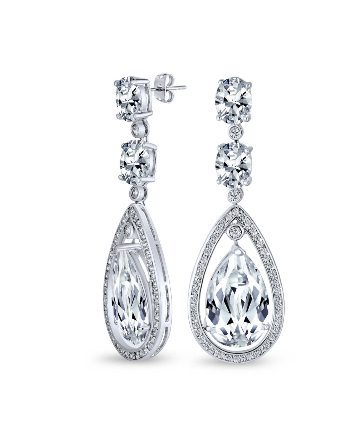 Click here for Bling Jewelry Cocktail Bridal Cubic Zirconia Halo... prices