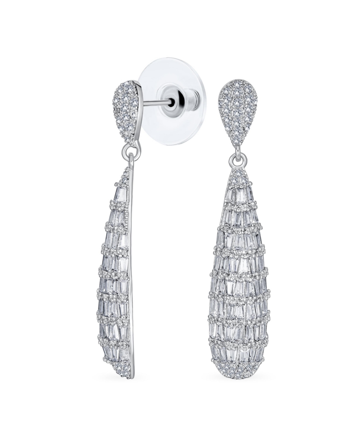 Click here for Bling Jewelry Bridal Cubic Zirconia Pave Cz Elonga... prices