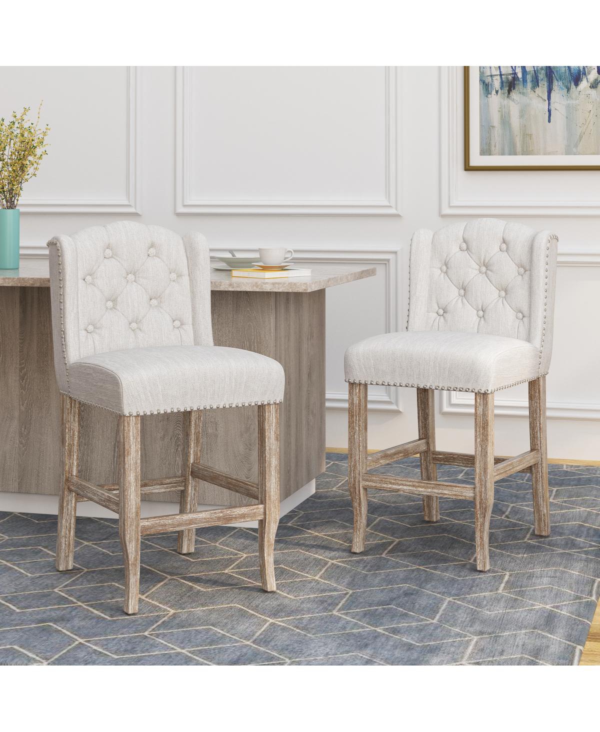 Click here for Streamdale Furniture Vienna Tufted Wingback Counte... prices
