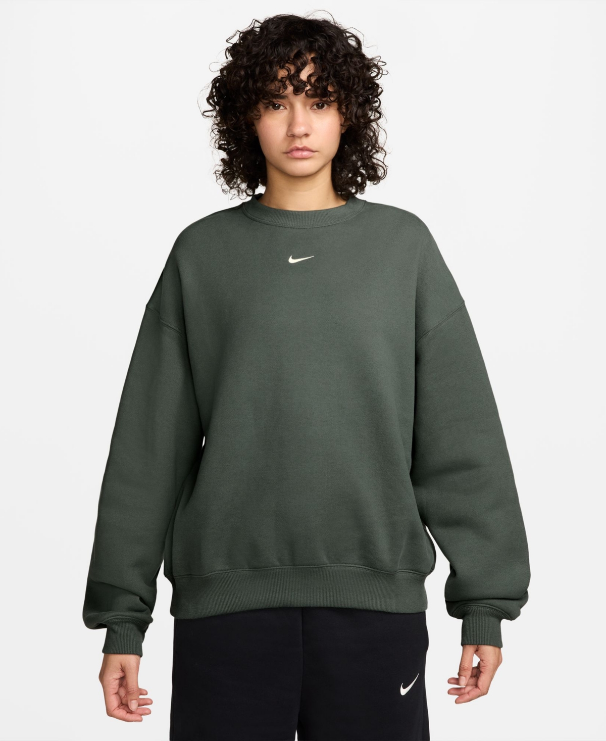 Click here for Nike Studio Fleece Medium Weight Womens Oversized... prices