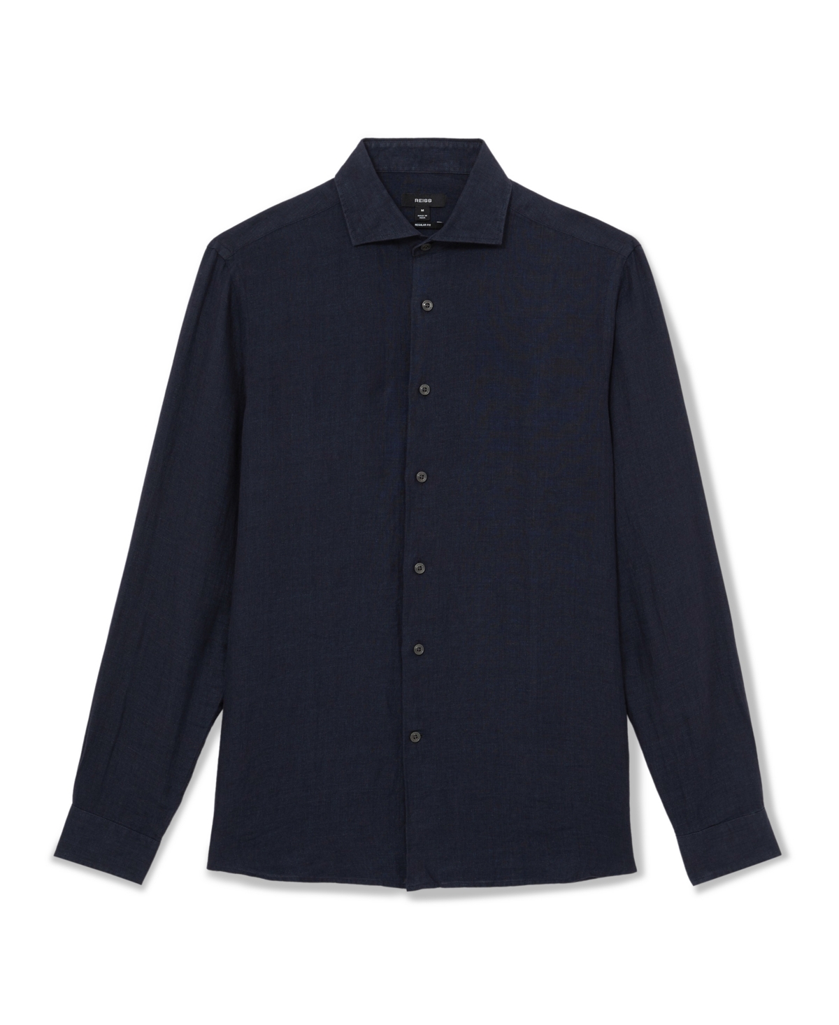 Click here for Reiss Mens Linen Cutaway Collar Regular Fit Shirt... prices