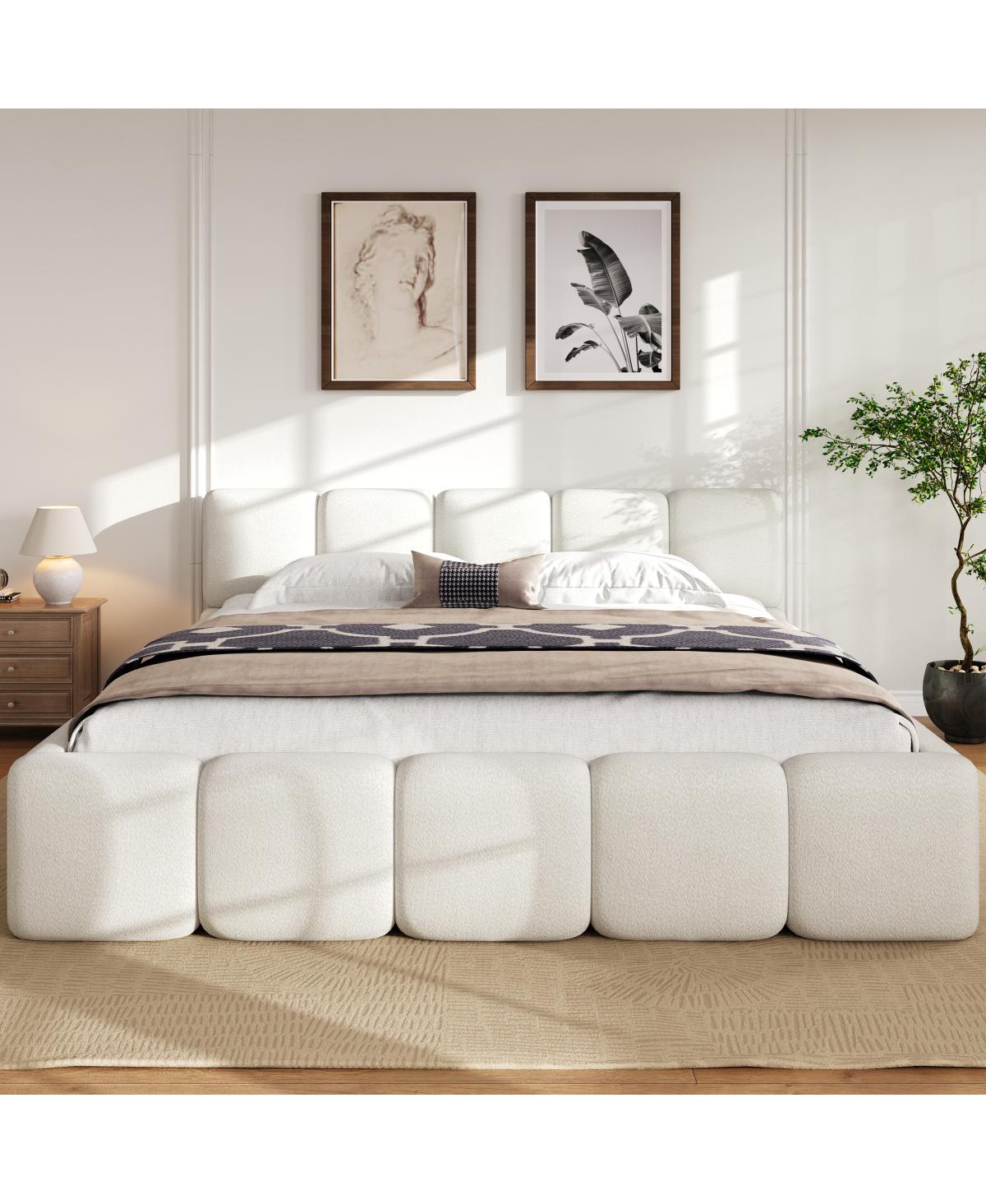 Click here for Streamdale Furniture California King Boucle Platfo... prices