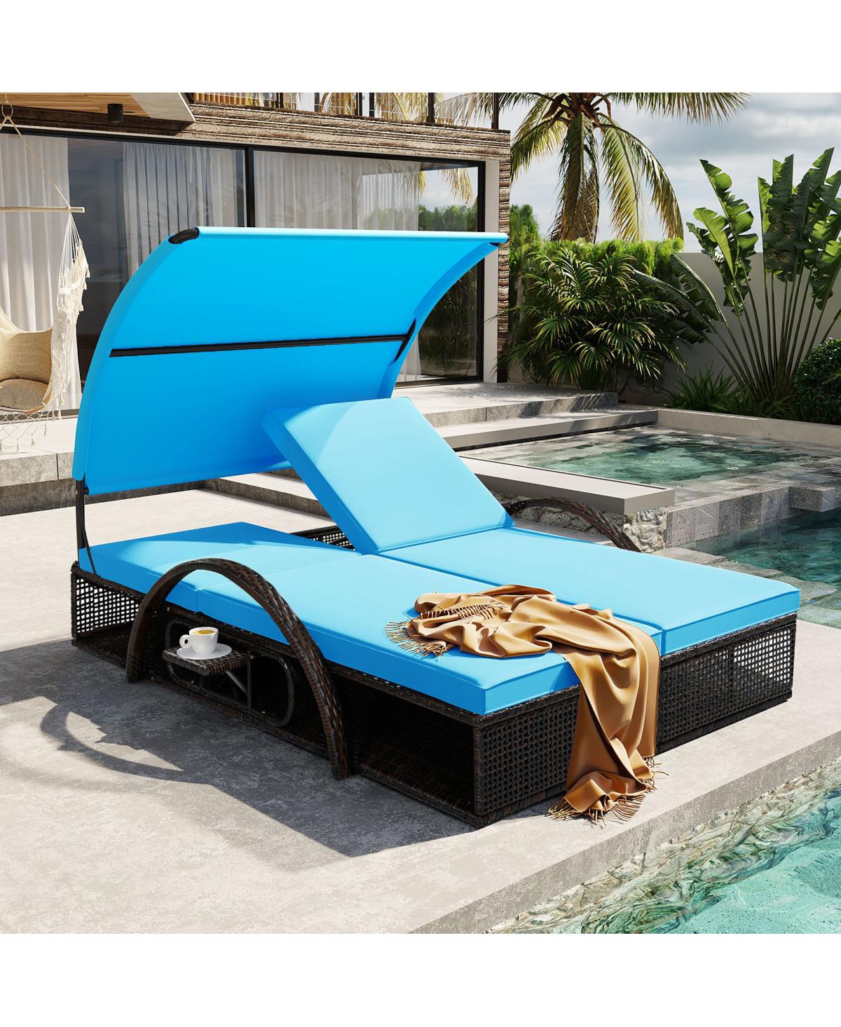Click here for Streamdale Steel Frame Double Sun Lounger with Adj... prices