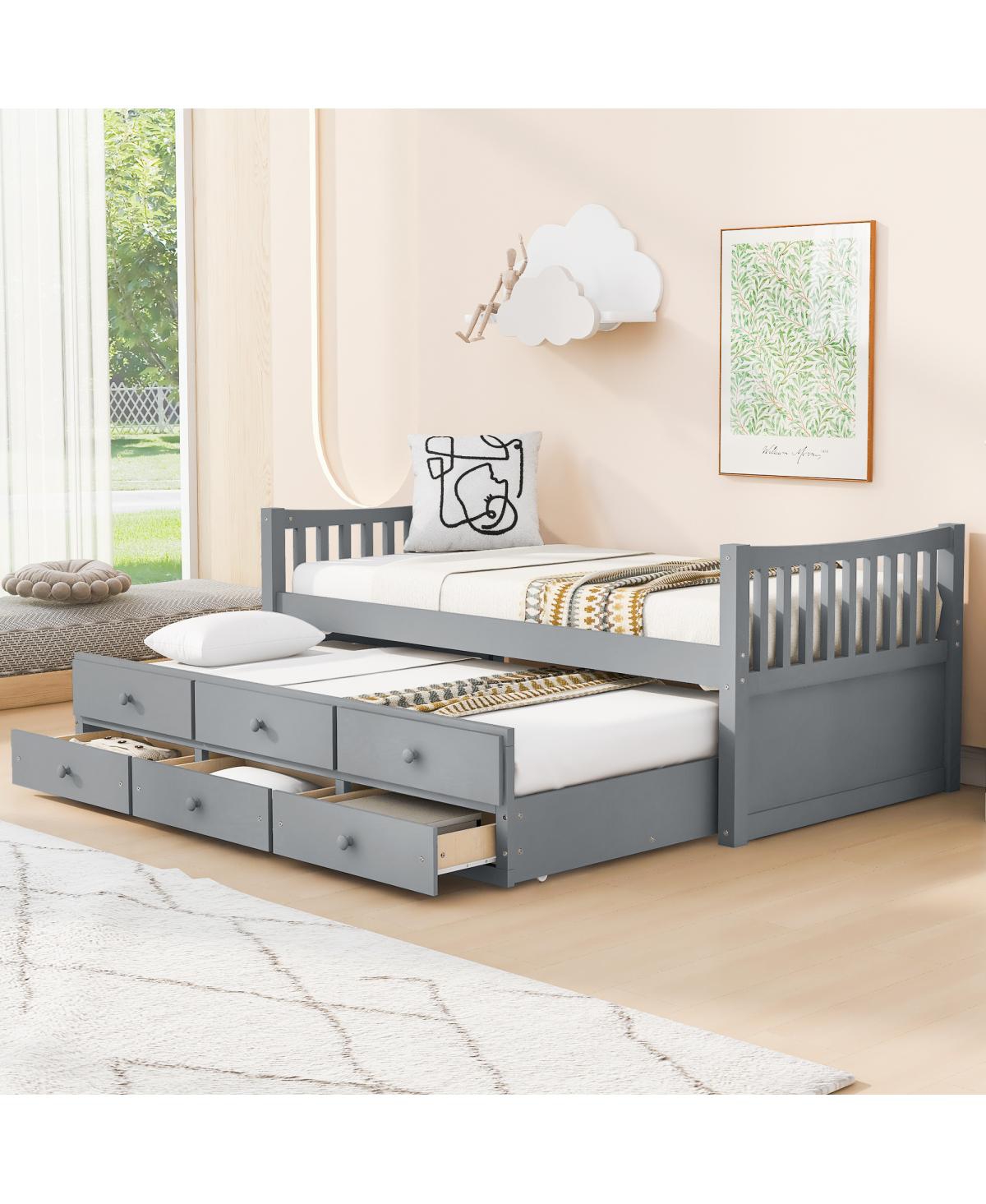 Click here for Streamdale Furniture Daybed with Trundle and Drawe... prices