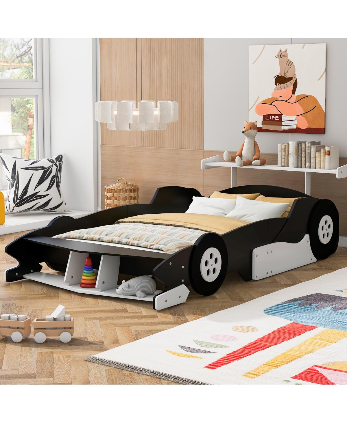 Click here for Streamdale Furniture Full Size Race Car-Shaped Pla... prices