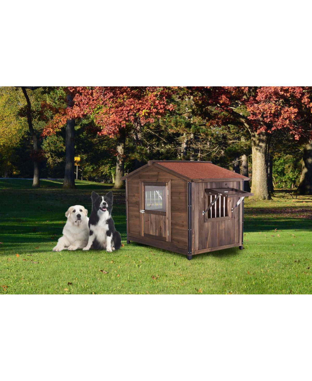 Click here for Streamdale Furniture Large Wooden Cabin-Style Dog... prices