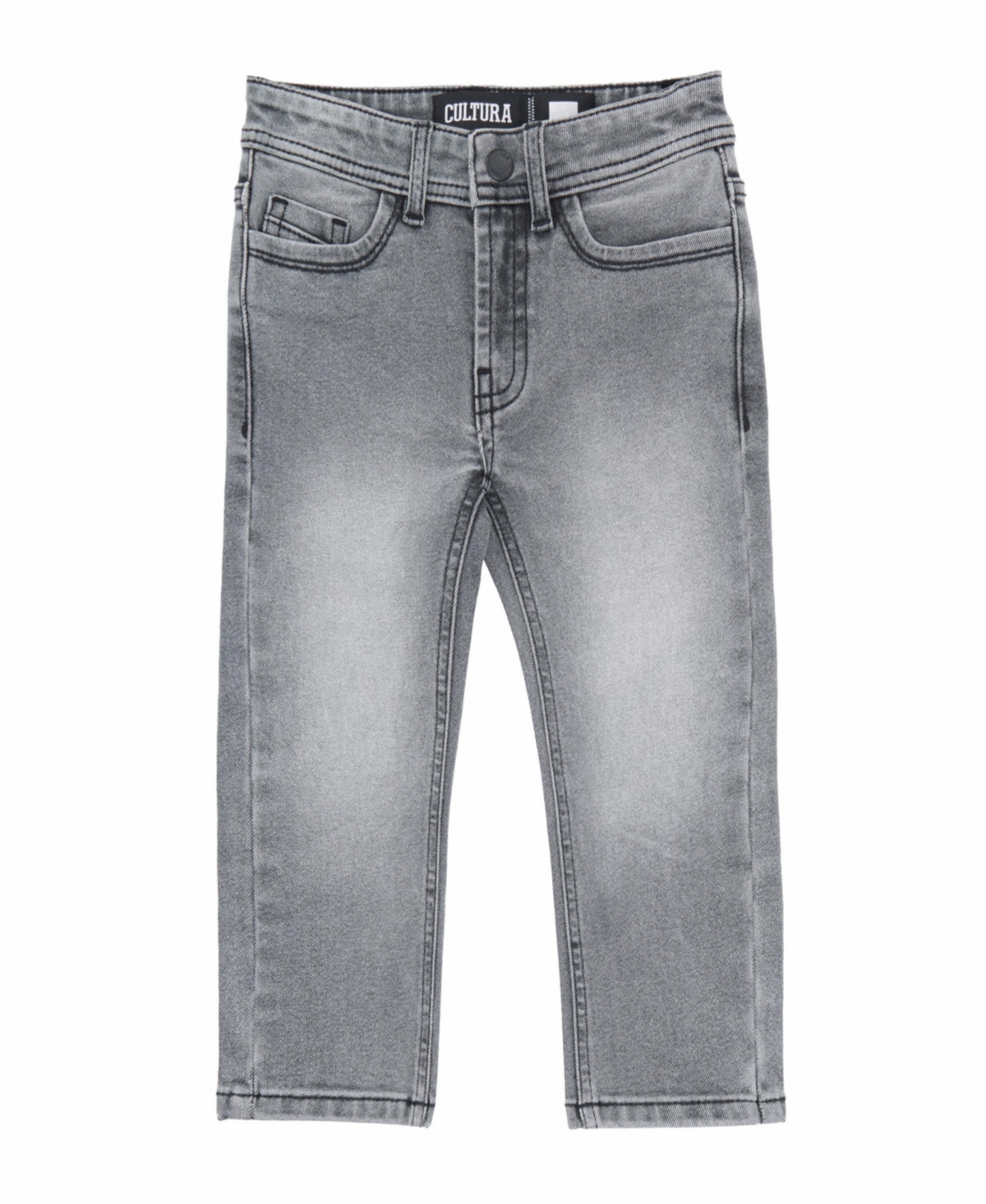 Click here for Cultura Toddler Boys Jeans 2T-4T - Grey prices