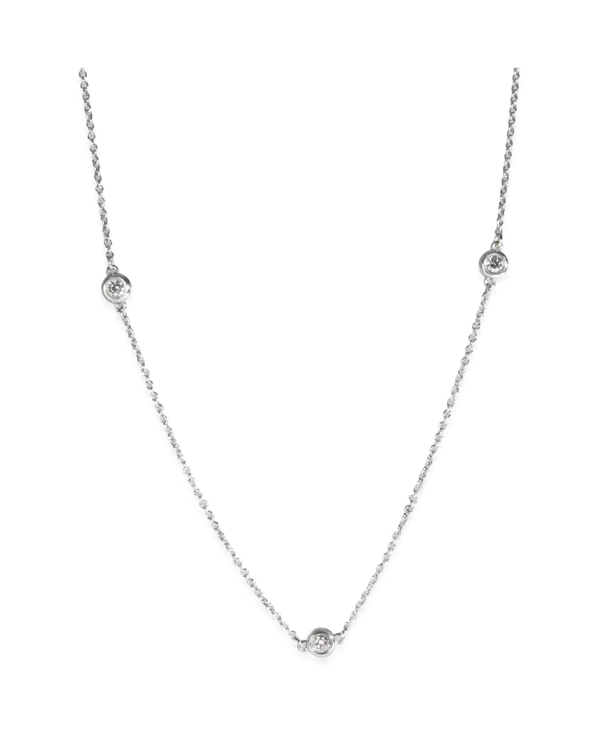 Click here for Pre-Owned Tiffany & Co Sterling Silver Diamond Els... prices