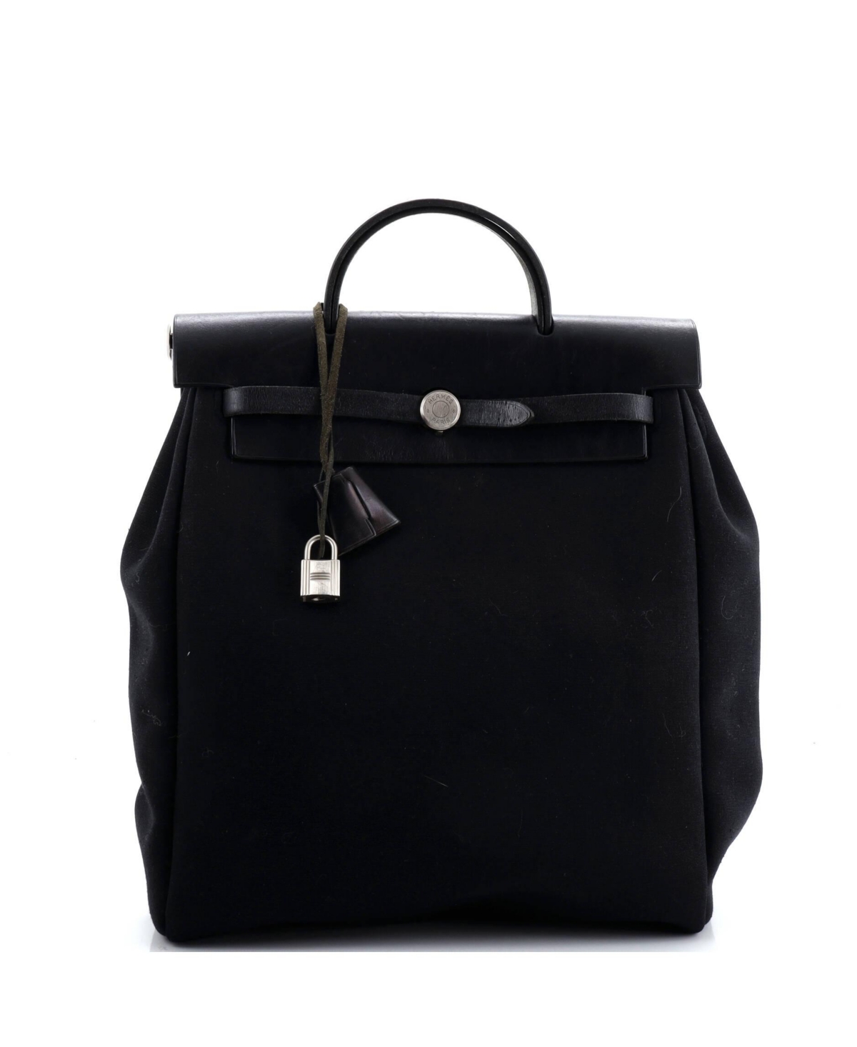 Click here for Pre-Owned HERMES Gm Vintage Herbag A Dos Backpack... prices