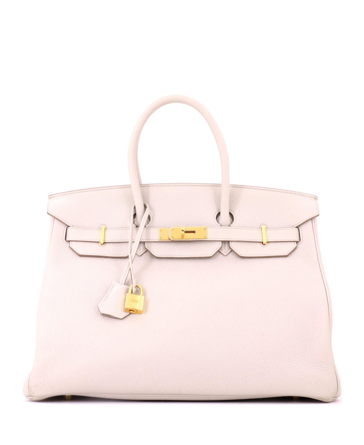 Click here for Pre-Owned HERMES Birkin 35 Handbag Light Togo with... prices