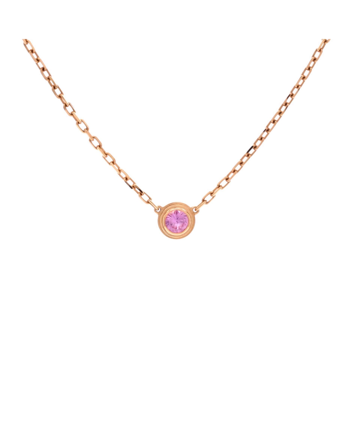 Click here for Pre-Owned Cartier DAmour Pendant Necklace - 18k ro... prices