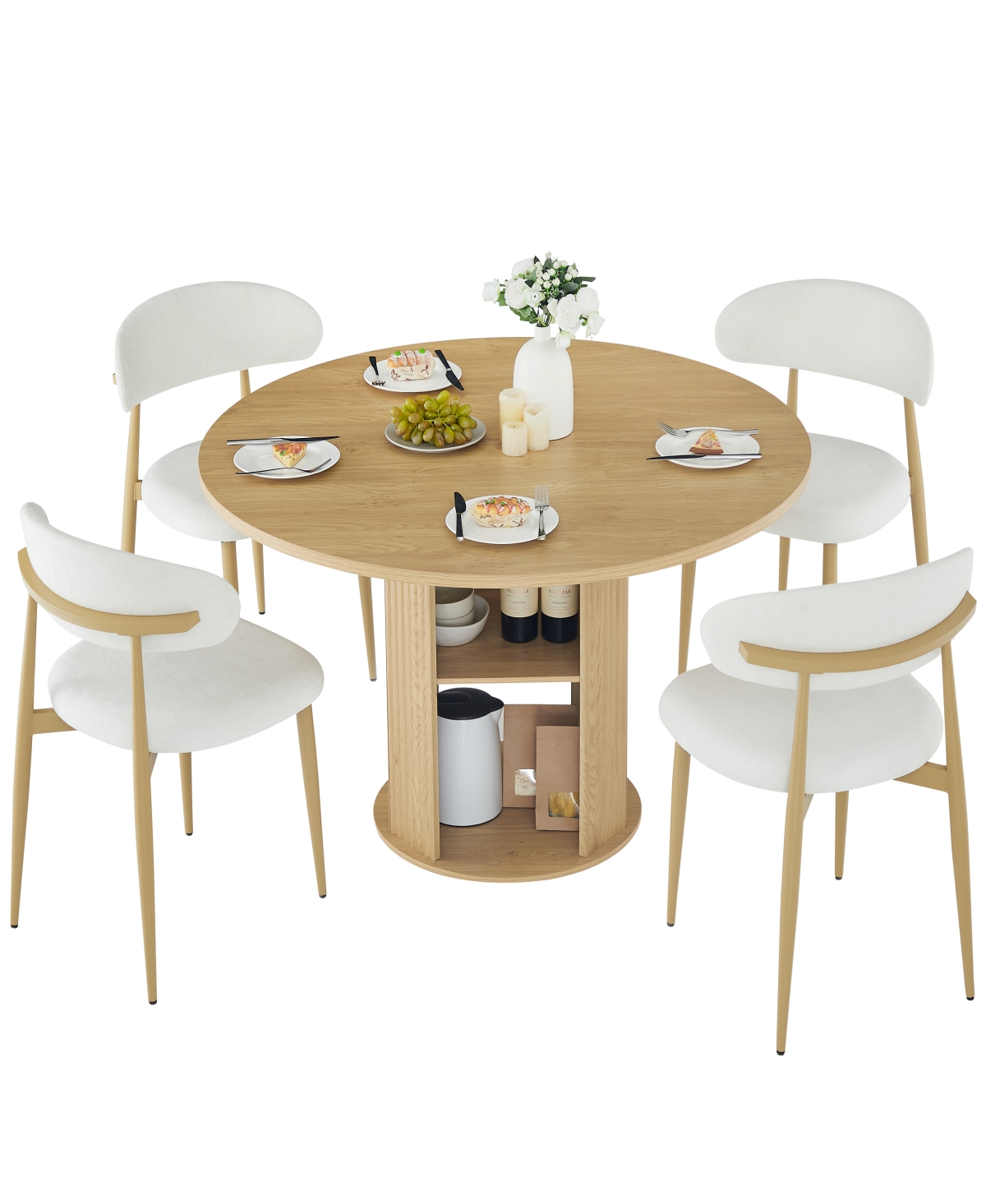 Click here for Streamdale Furniture Farmhouse Dining Set with Sto... prices