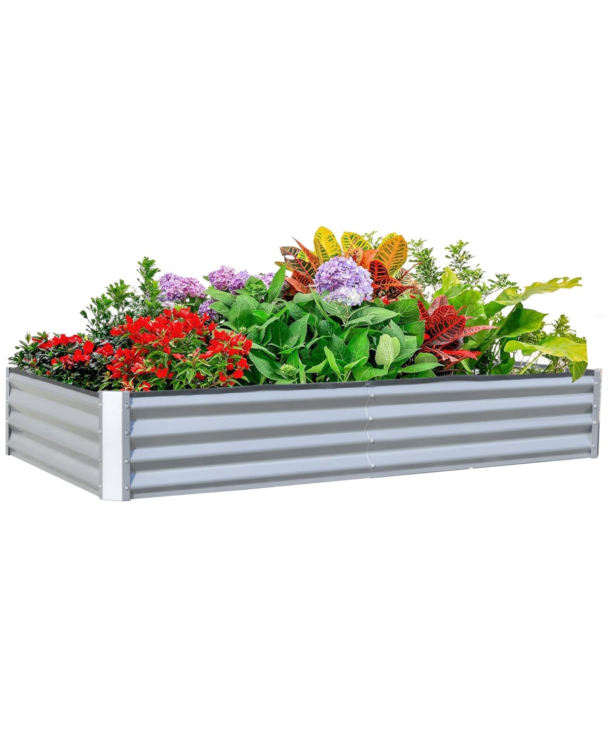 Click here for Mondawe 6x3x1feet Galvanized Raised Garden Bed - S... prices
