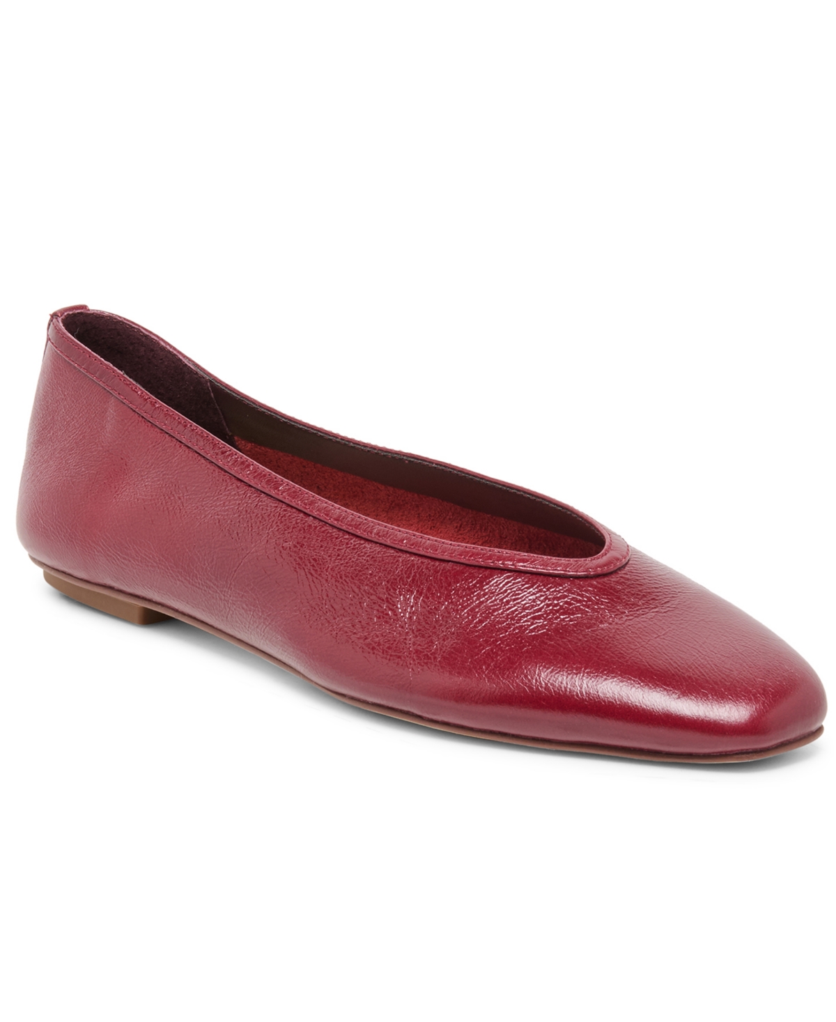 Click here for Dolce Vita Womens Caret Slip-On Flats - Garnet Lea... prices