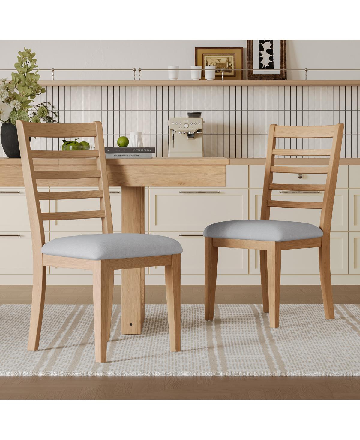 Click here for Streamdale Furniture Set of 2 Farmhouse Upholstere... prices