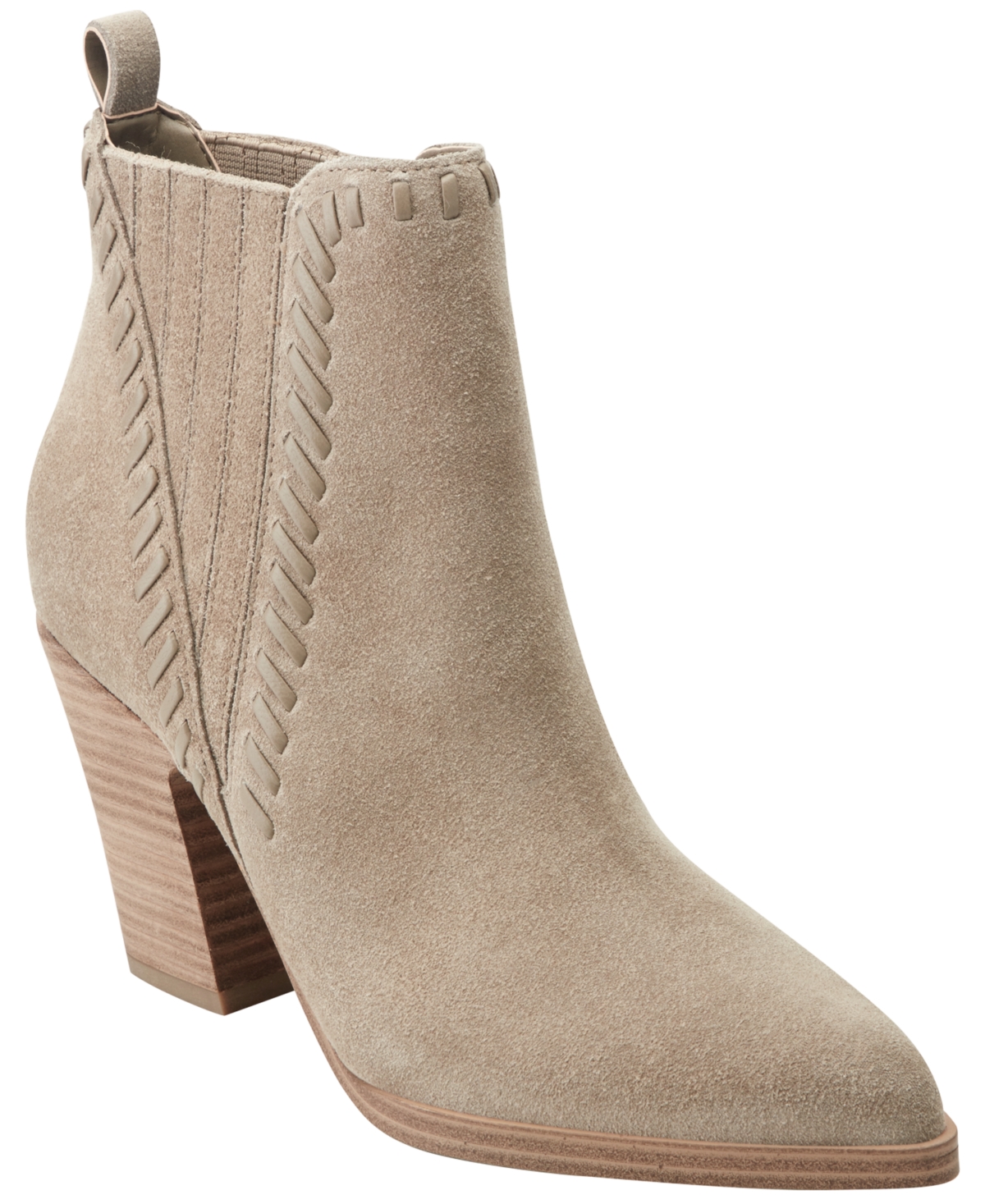 Click here for Marc Fisher Ltd Womens Alvira Suede Block Heel Boo... prices