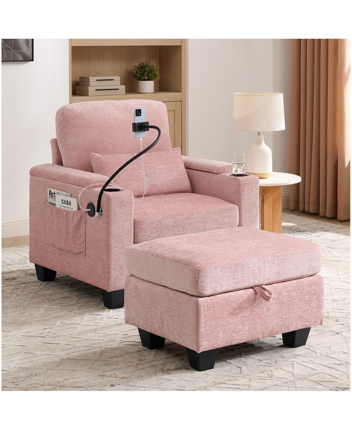 Click here for Streamdale Furniture Single Sofa Recliner with Sto... prices