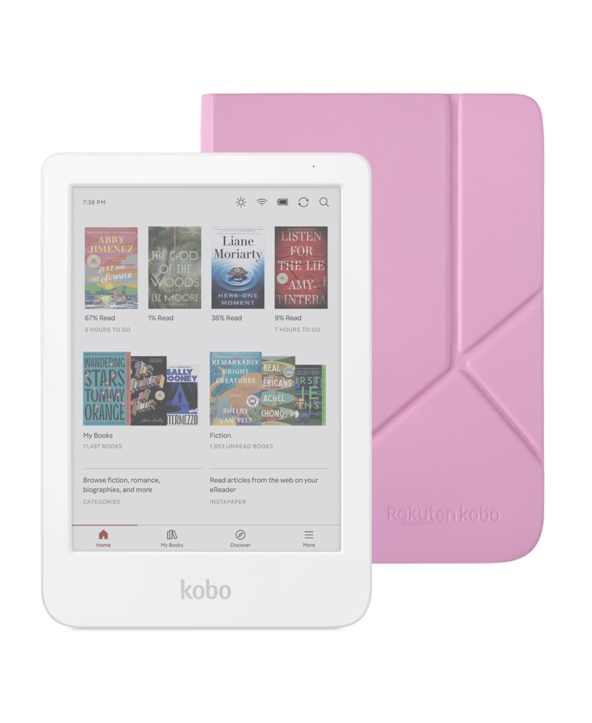 Click here for Kobo Clara Colour eReader with Candy SleepCover Ca... prices