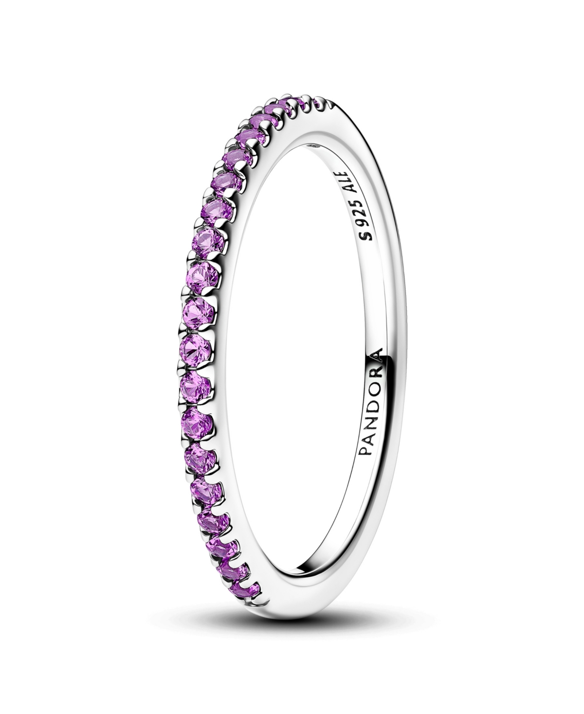 Click here for Pandora Sparkling Purple Half-Eternity Band Ring -... prices