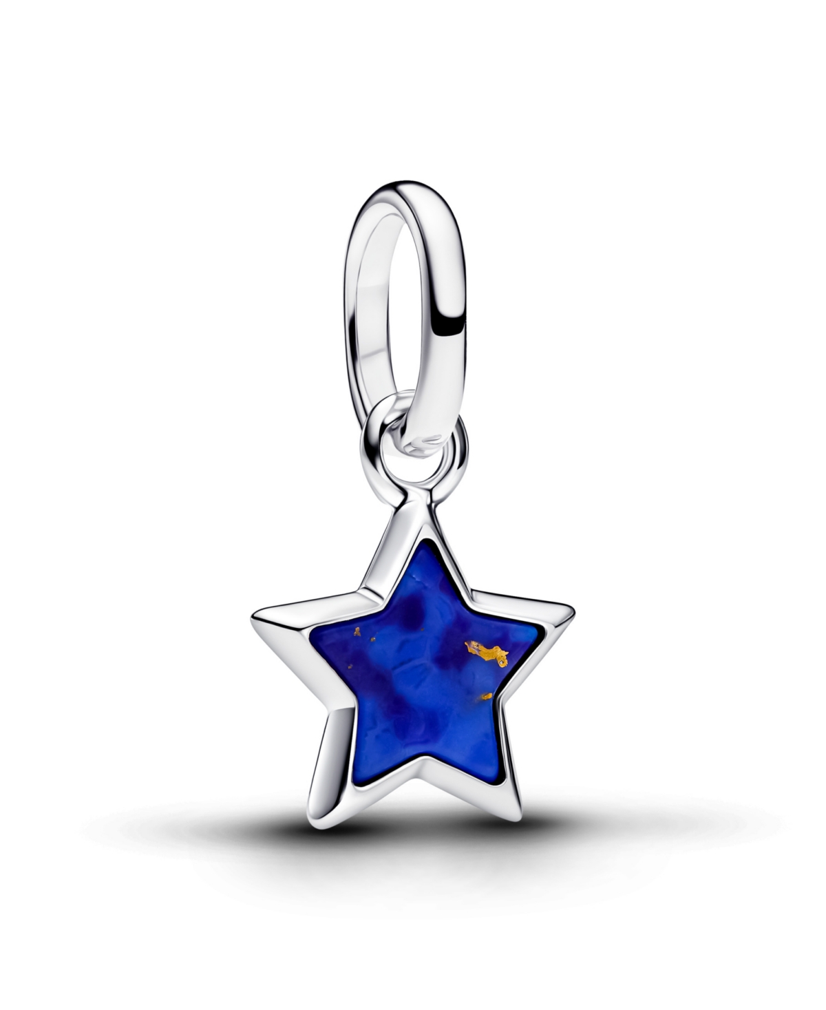 Click here for Pandora Blue Star Mini Dangle Charm - Sterling Sil... prices