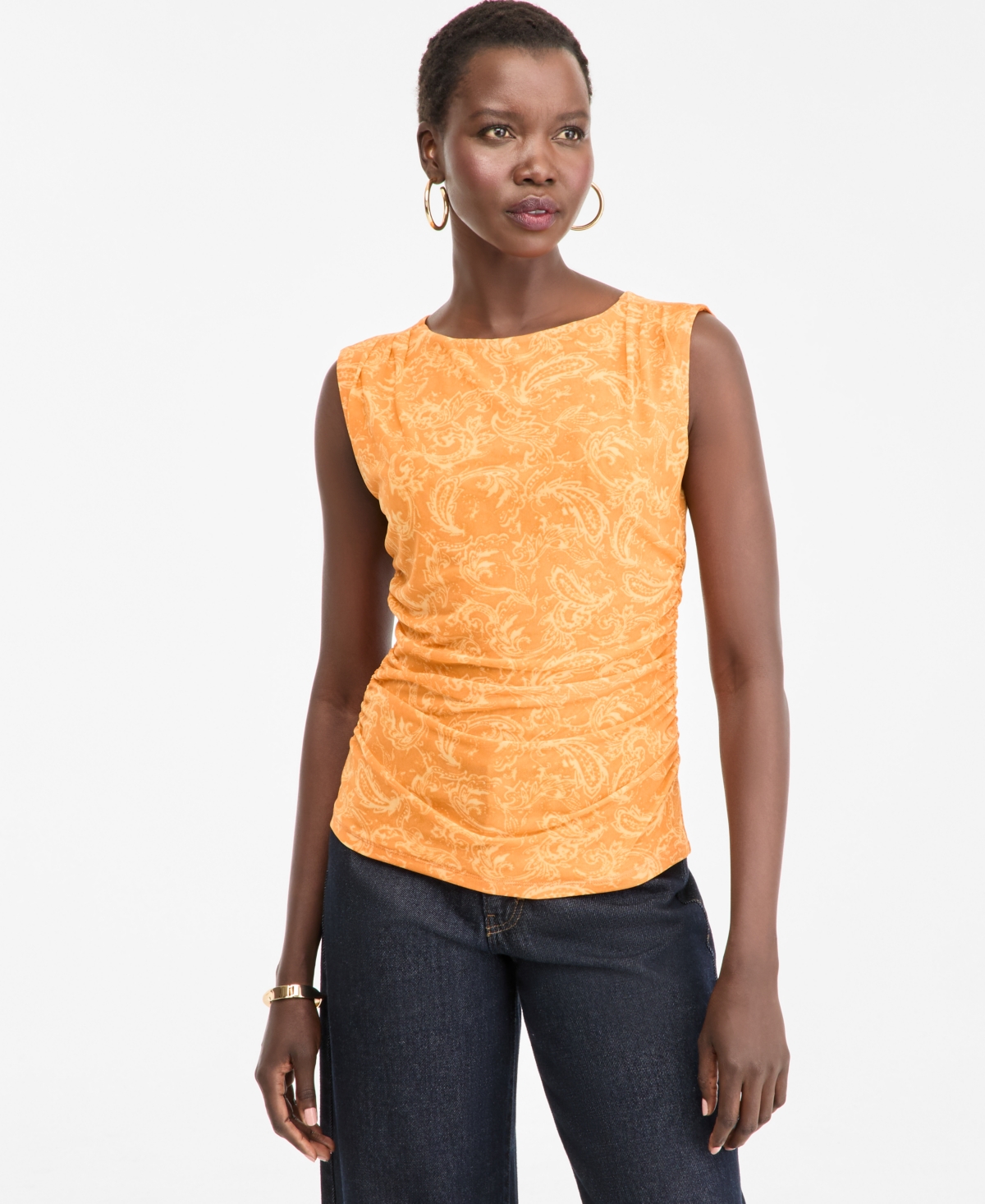 Click here for I.n.c. International Concepts Womens Printed Mesh... prices