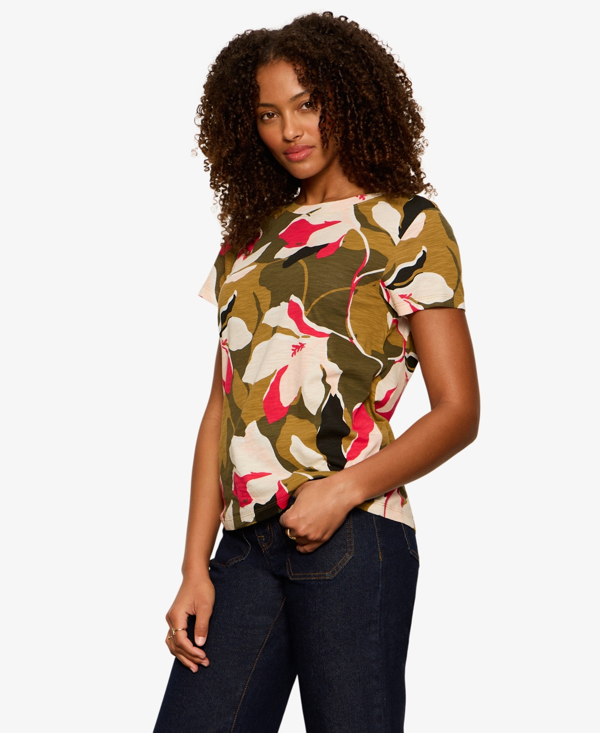 Click here for Sanctuary Petite Crewneck Short-Sleeve T-Shirt - C... prices