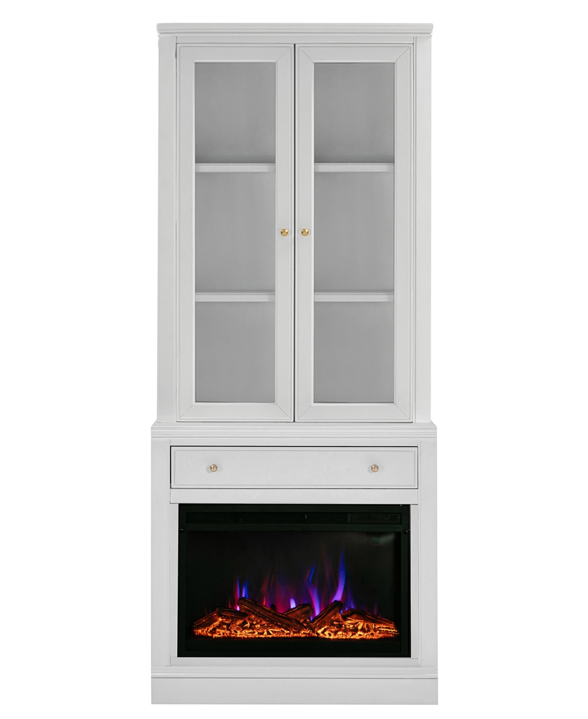 Click here for Amren 32 Wood Fireplace Base with Drawer and 2-Doo... prices