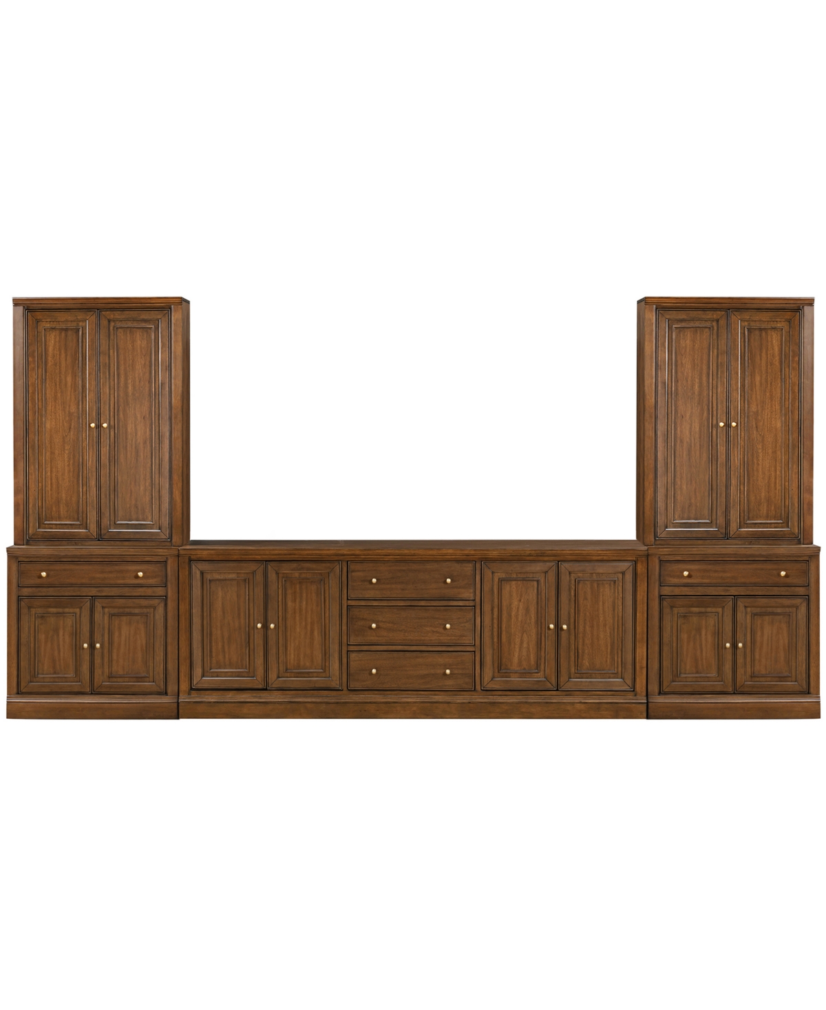 Click here for Amren 85 Wood 4-Door Console - Brown prices